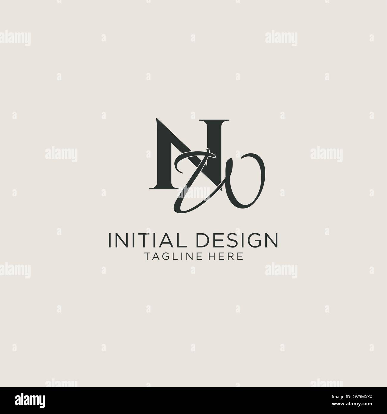 Initials NW letter monogram with elegant luxury style. Corporate ... Initials NW letter monogram with elegant luxury style. Corporate ...