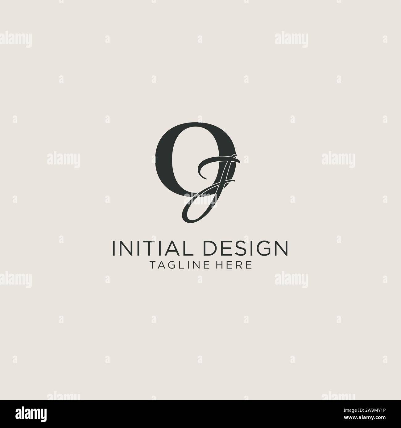 Letter oj logo Stock Vector Images - Alamy