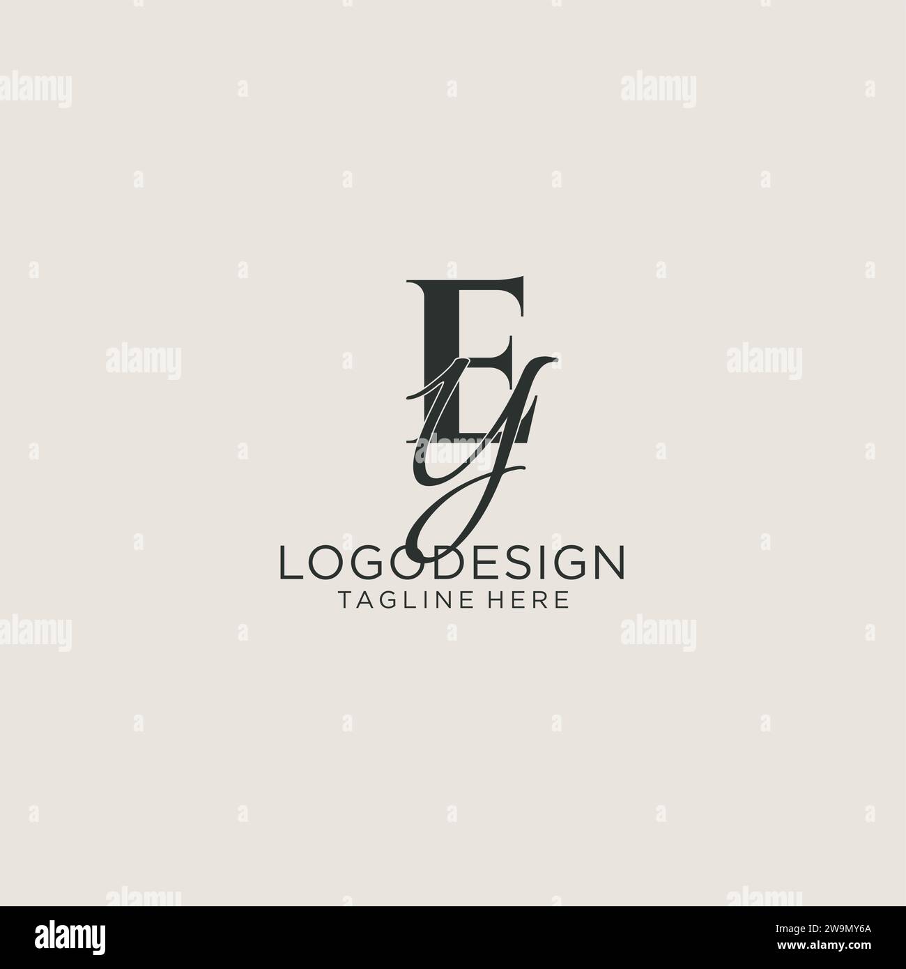 Ey initials logo hi-res stock photography and images - Alamy