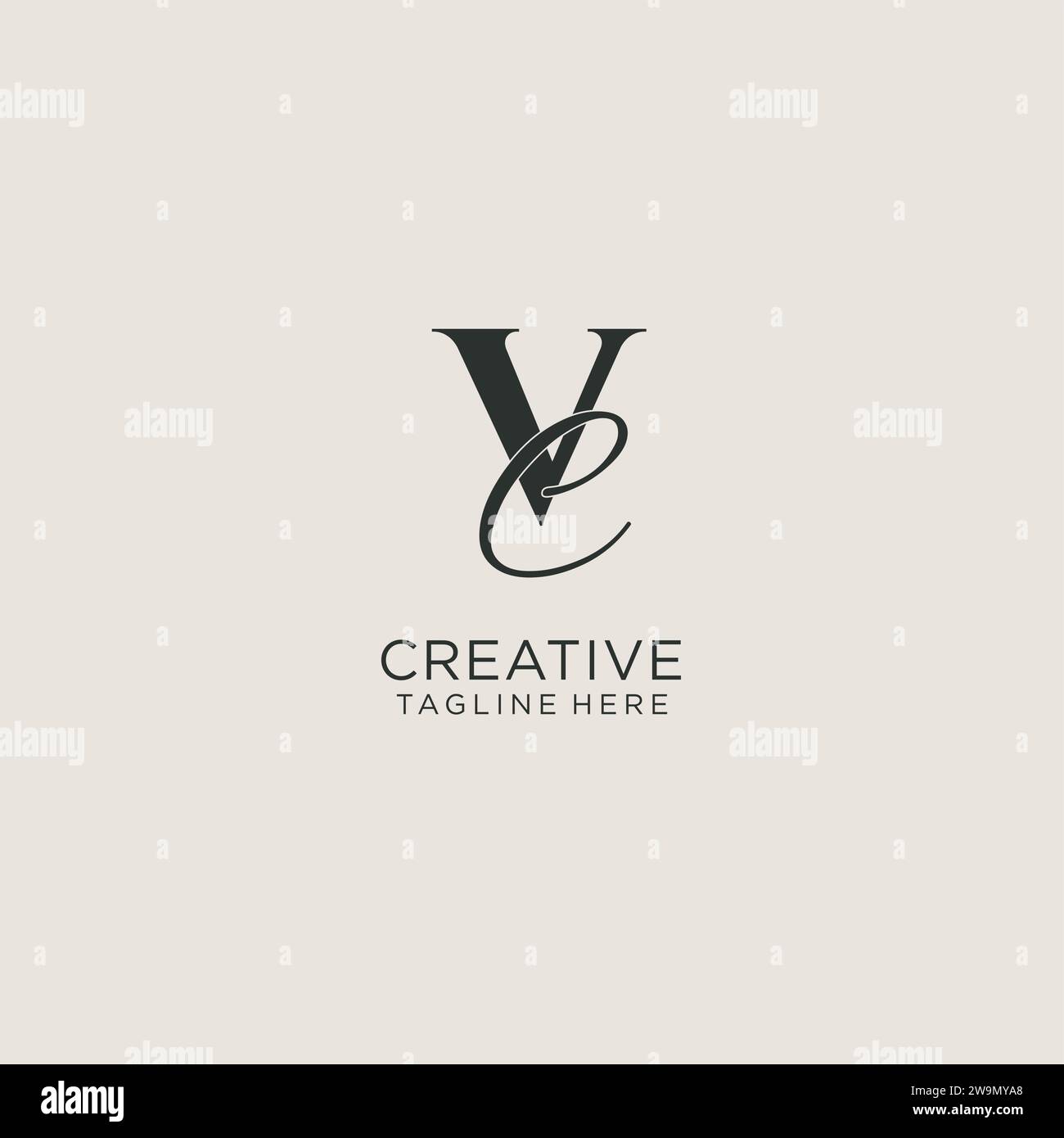 Letter vc logo hi-res stock photography and images - Alamy