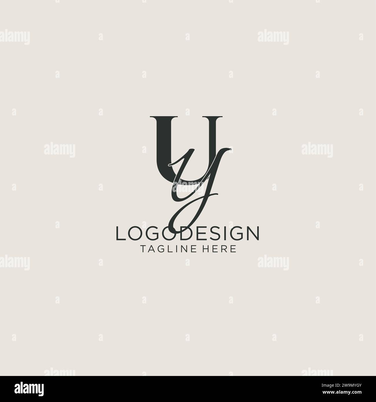 Uy clean logo Stock Vector Images - Alamy