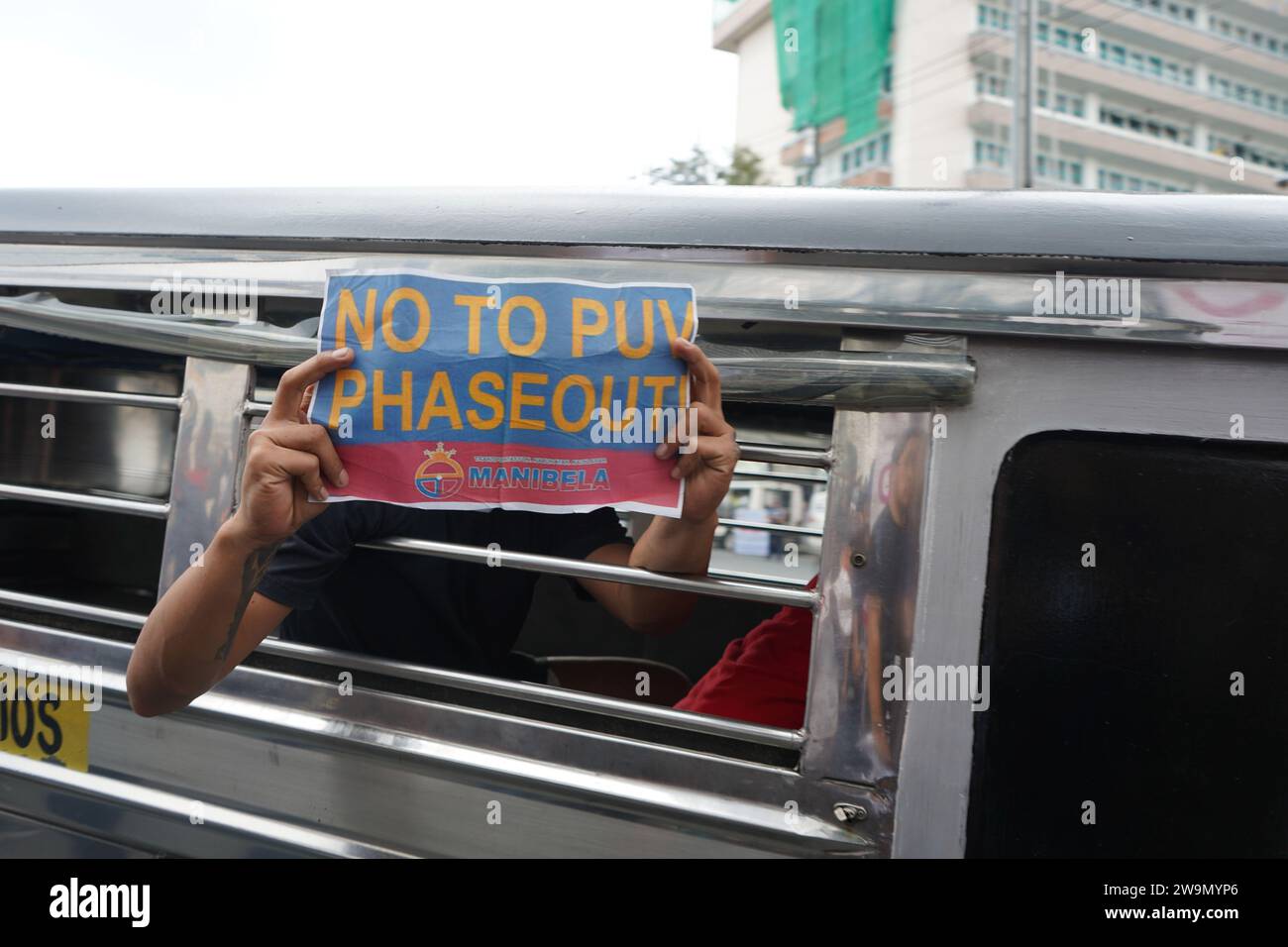 Manila, Philippines. 29th December 2023. Jeepney operators, drivers and ...