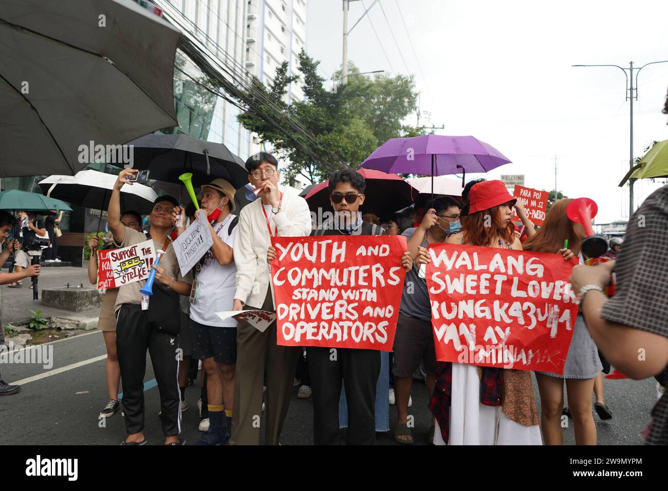 Manila, Philippines. 29th December 2023. Jeepney operators, drivers and ...