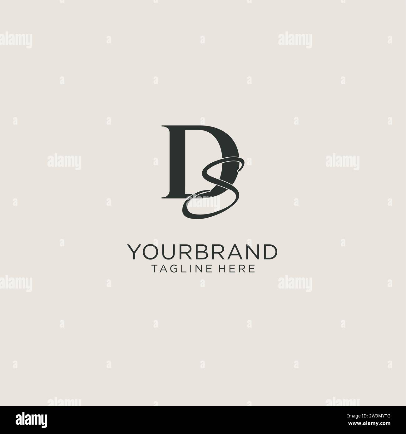 Letter ds vector vectors hi-res stock photography and images - Alamy