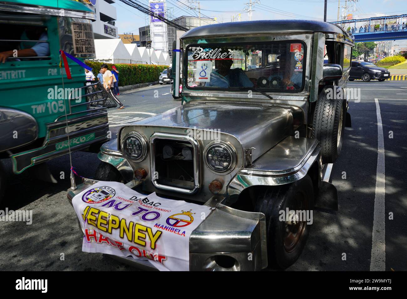 Manila, Philippines. 29th December 2023. Jeepney operators, drivers and ...