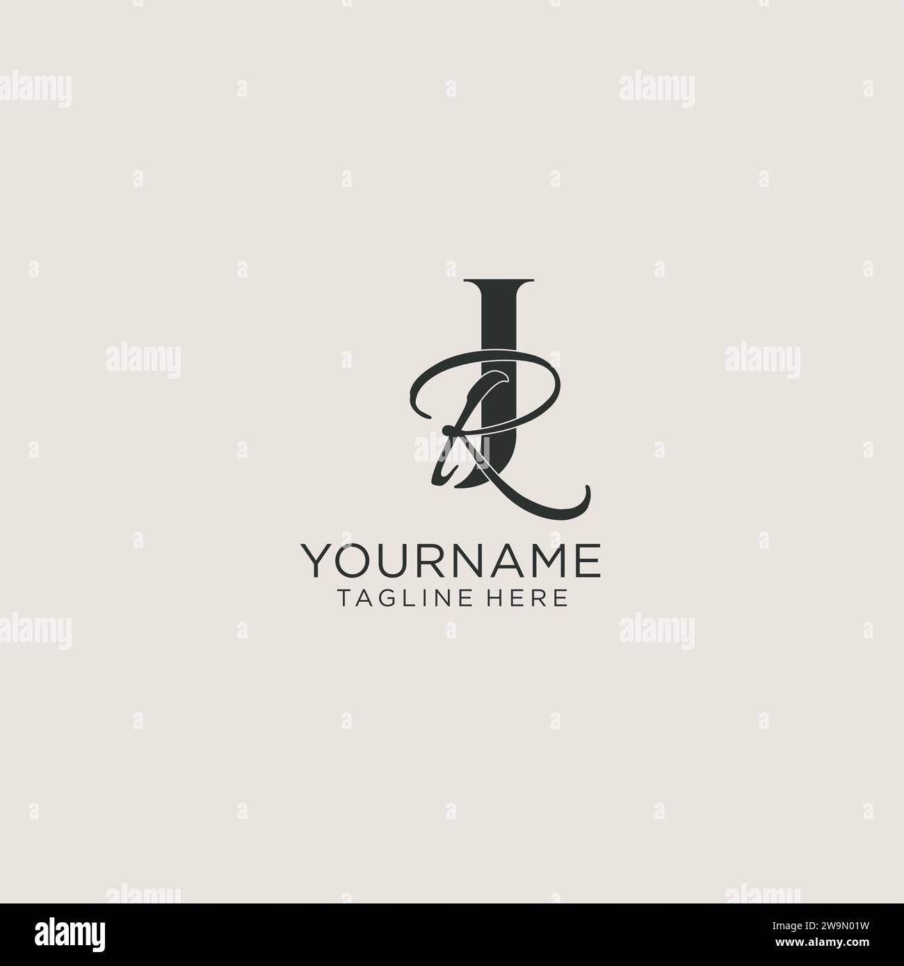 Jr letter Stock Vector Images - Alamy