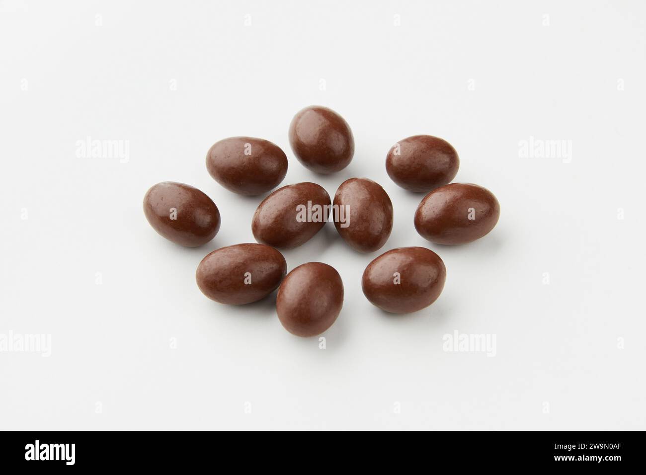 Traditional Easter Portuguese candies. A bunch of chocolates on white ...