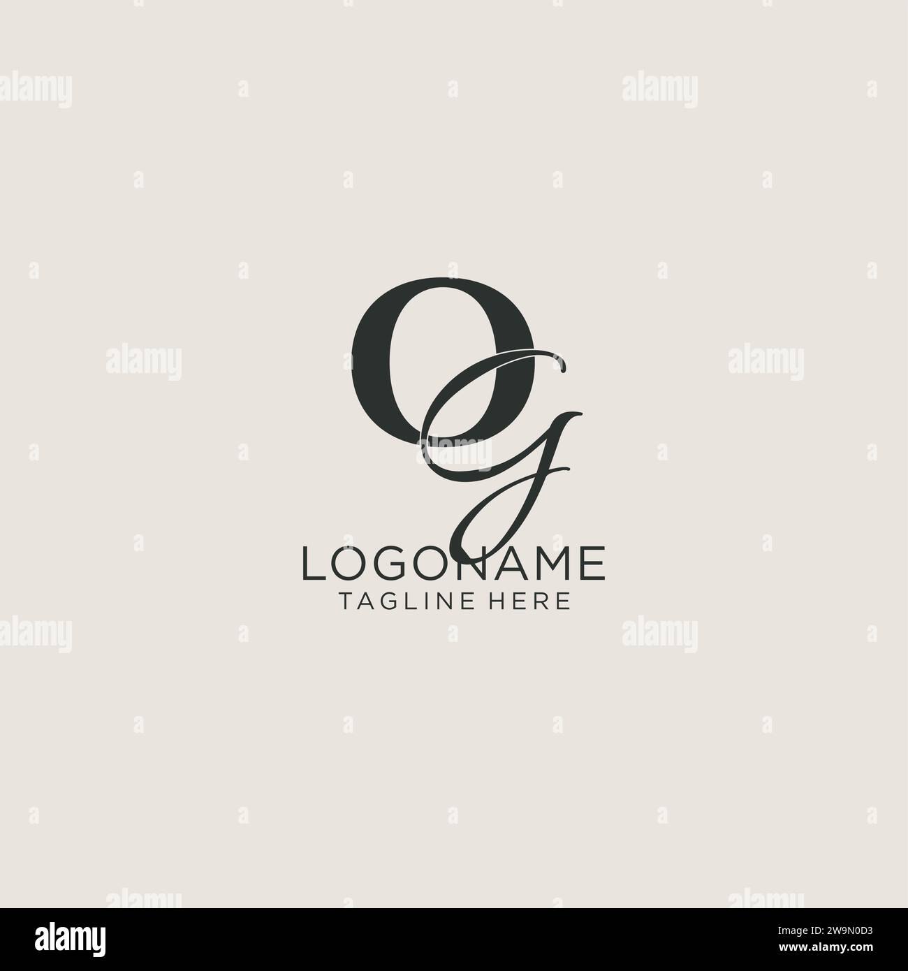 Letter og logo hi-res stock photography and images - Alamy