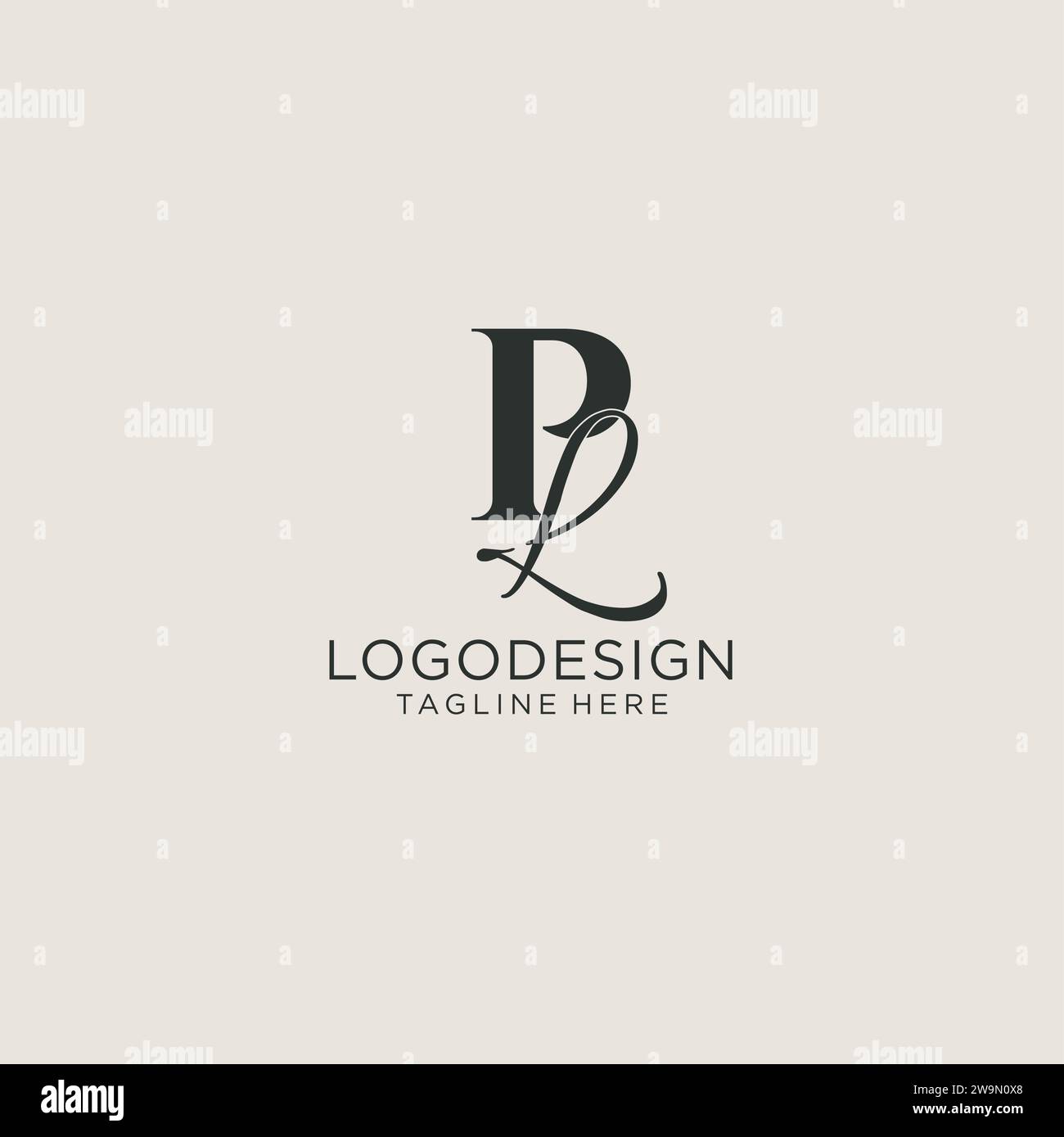 Pl letter Stock Vector Images - Alamy