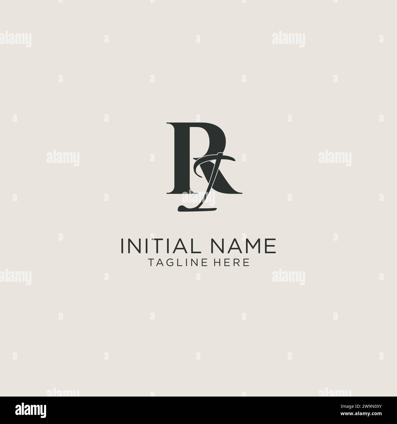 Letter ri logo hi-res stock photography and images - Alamy