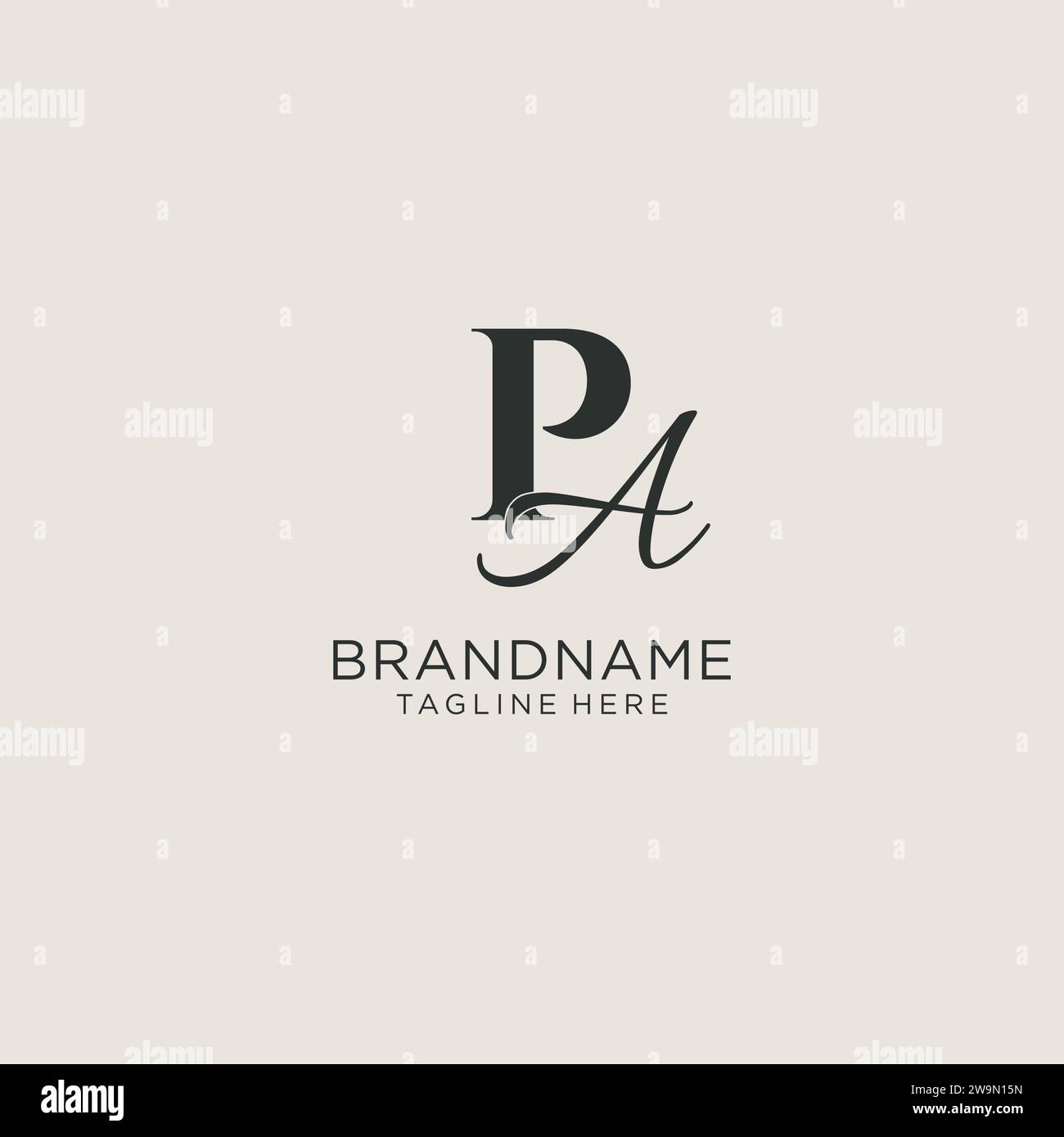 Letter pa logo hi-res stock photography and images - Alamy