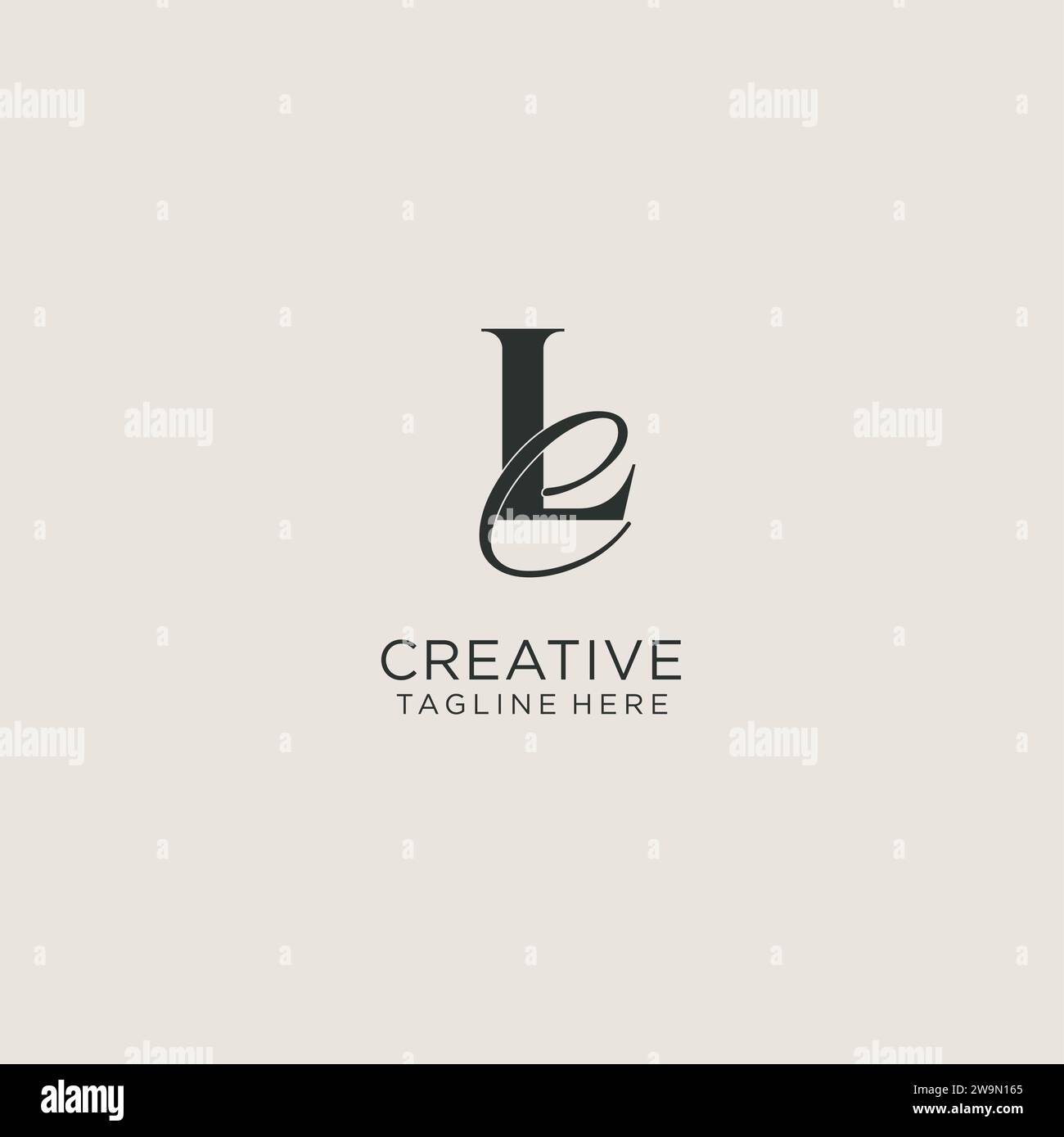 Letter lc logo hi-res stock photography and images - Alamy