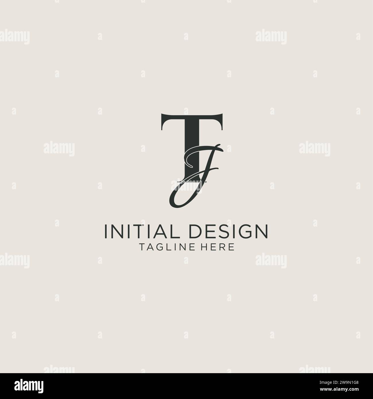 Elegant logos Stock Vector Images - Alamy