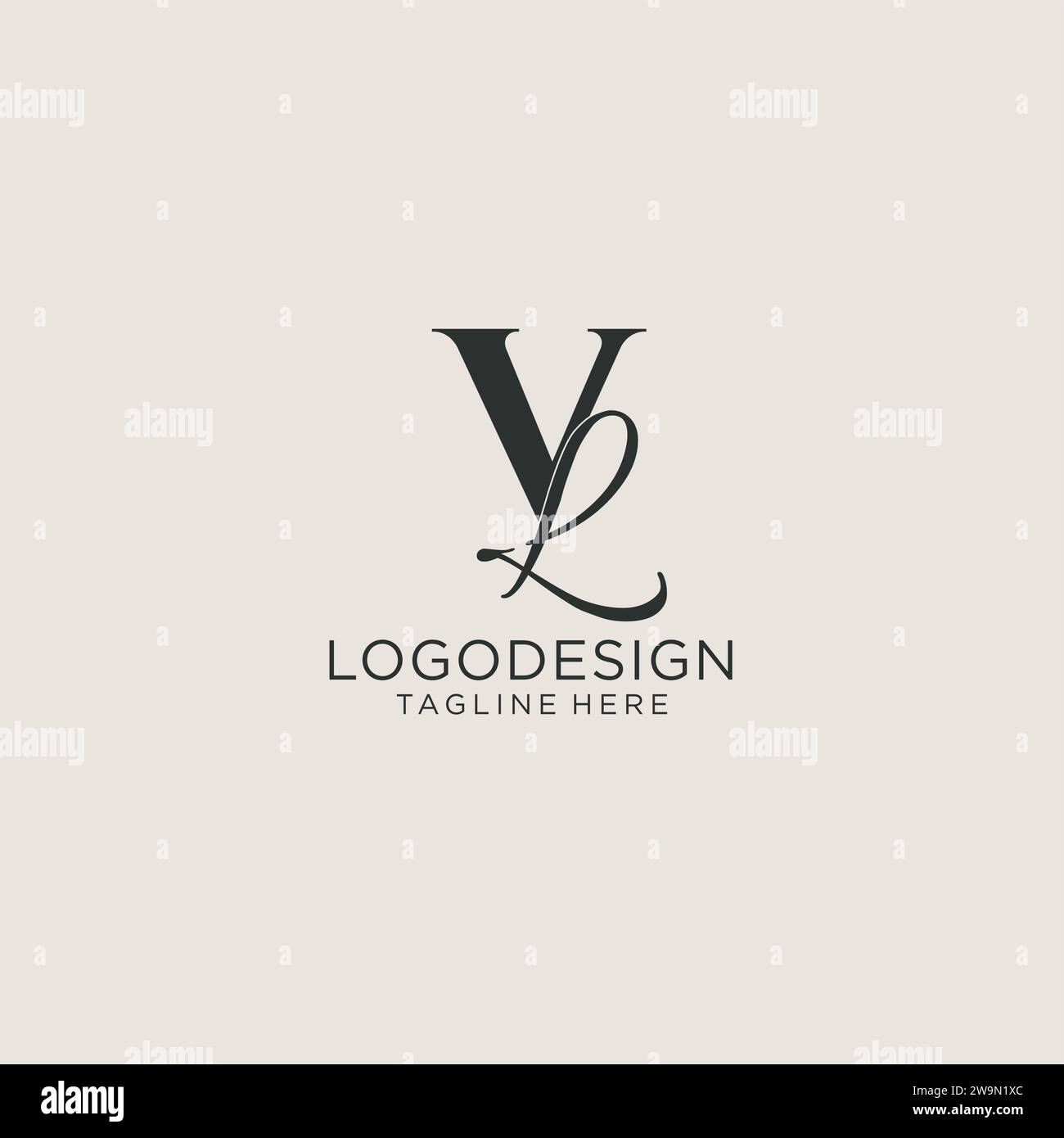 Vl initials hi-res stock photography and images - Alamy