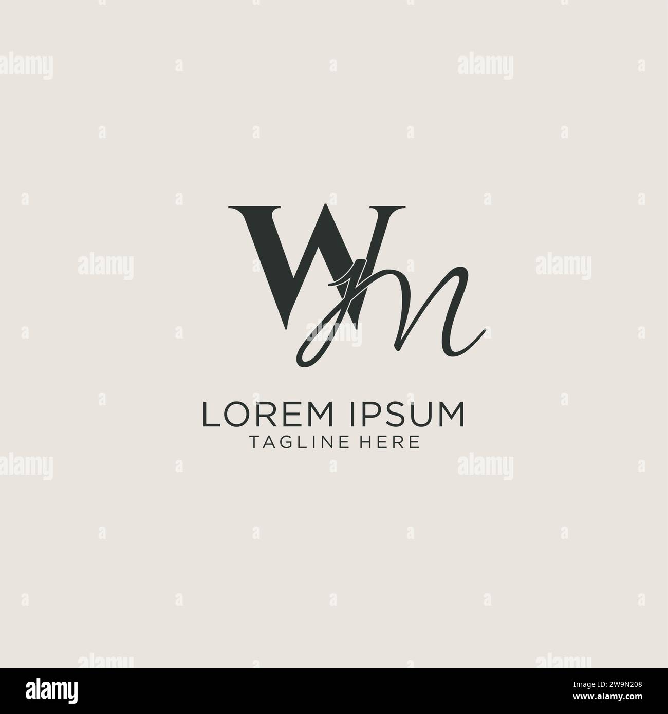 Wm letter hi-res stock photography and images - Alamy