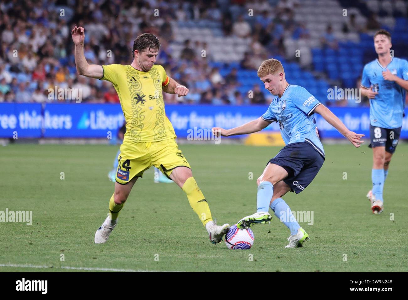 Sydney, Australia. 29th Dec, 2023. Alex Rufer of Wellington Phoenix and ...