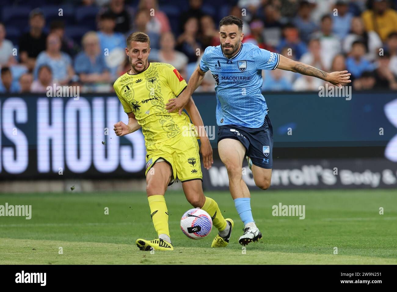 Sydney, Australia. 29th Dec, 2023. Scott Wootton of Wellington Phoenix ...
