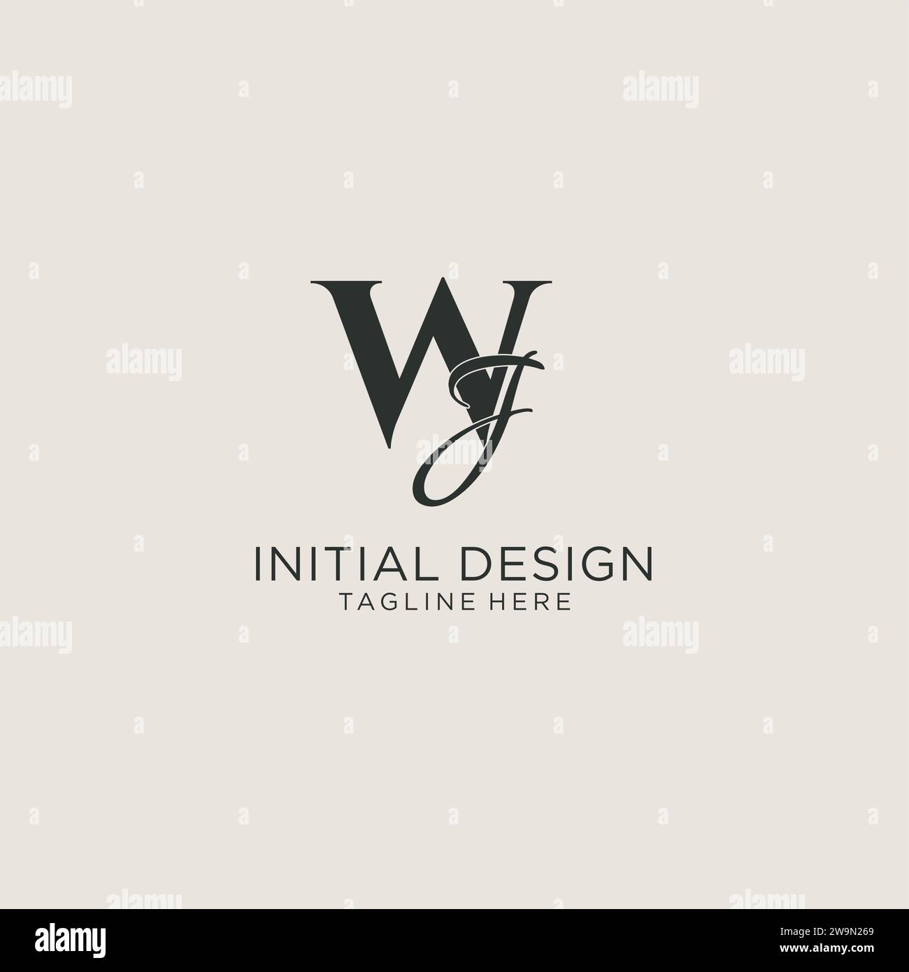 Wj clean logo hi-res stock photography and images - Alamy