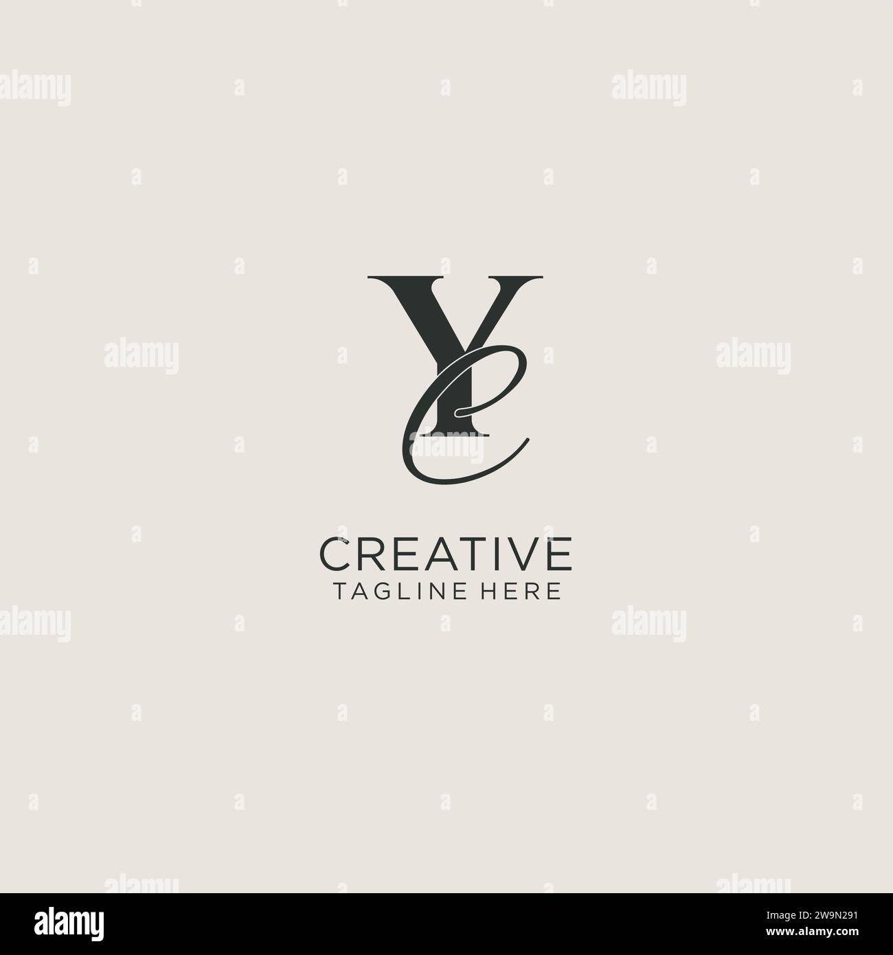 Letter yc logo hi-res stock photography and images - Alamy