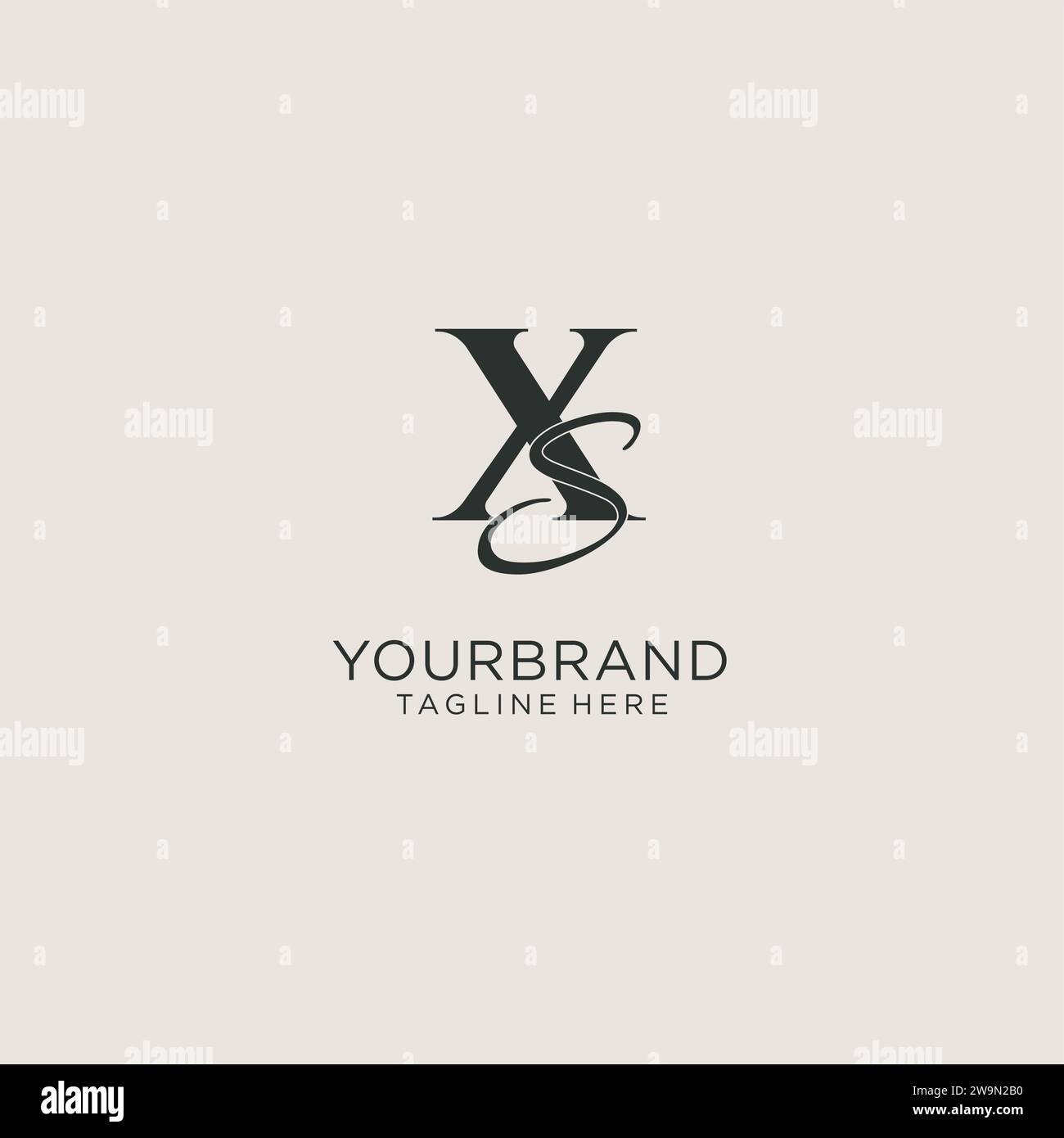 Letter xs logo hi-res stock photography and images - Alamy