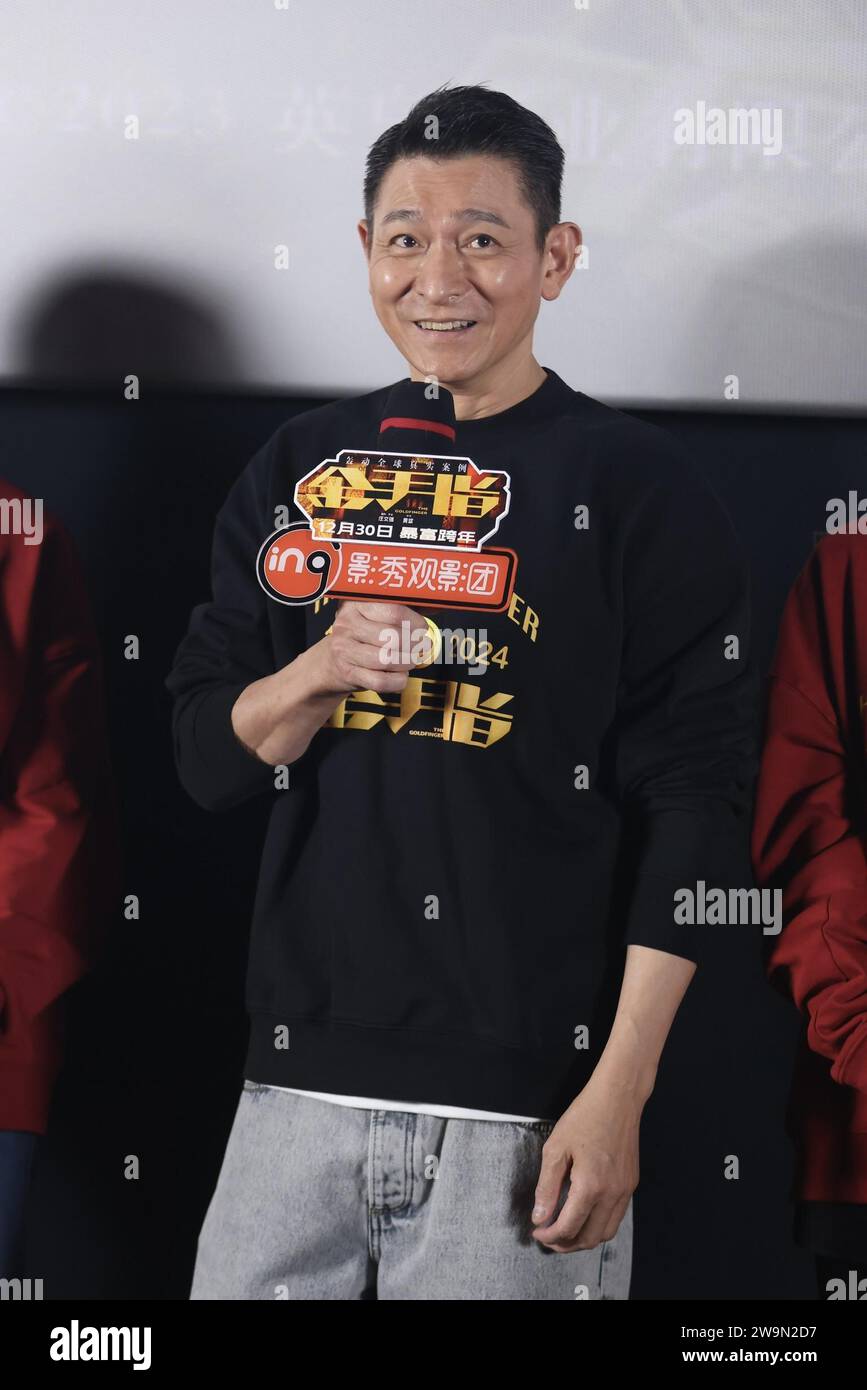 Hong Kong actor, singer-songwriter and film producer Andy Lau attends ...