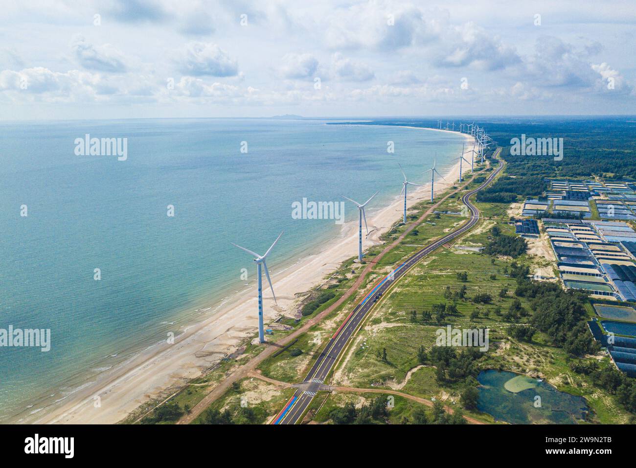 Haikou. 25th June, 2023. This aerial photo taken on June 25, 2023 shows ...