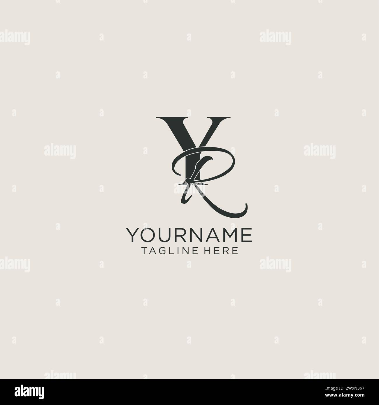 Letter yr logo hi-res stock photography and images - Alamy