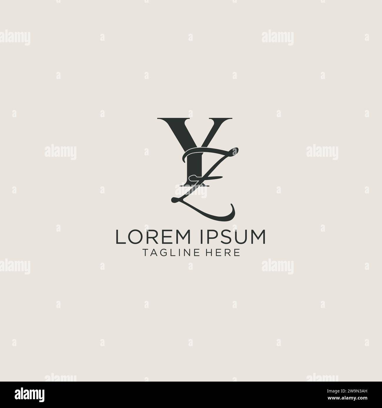 Yz letter Stock Vector Images - Alamy