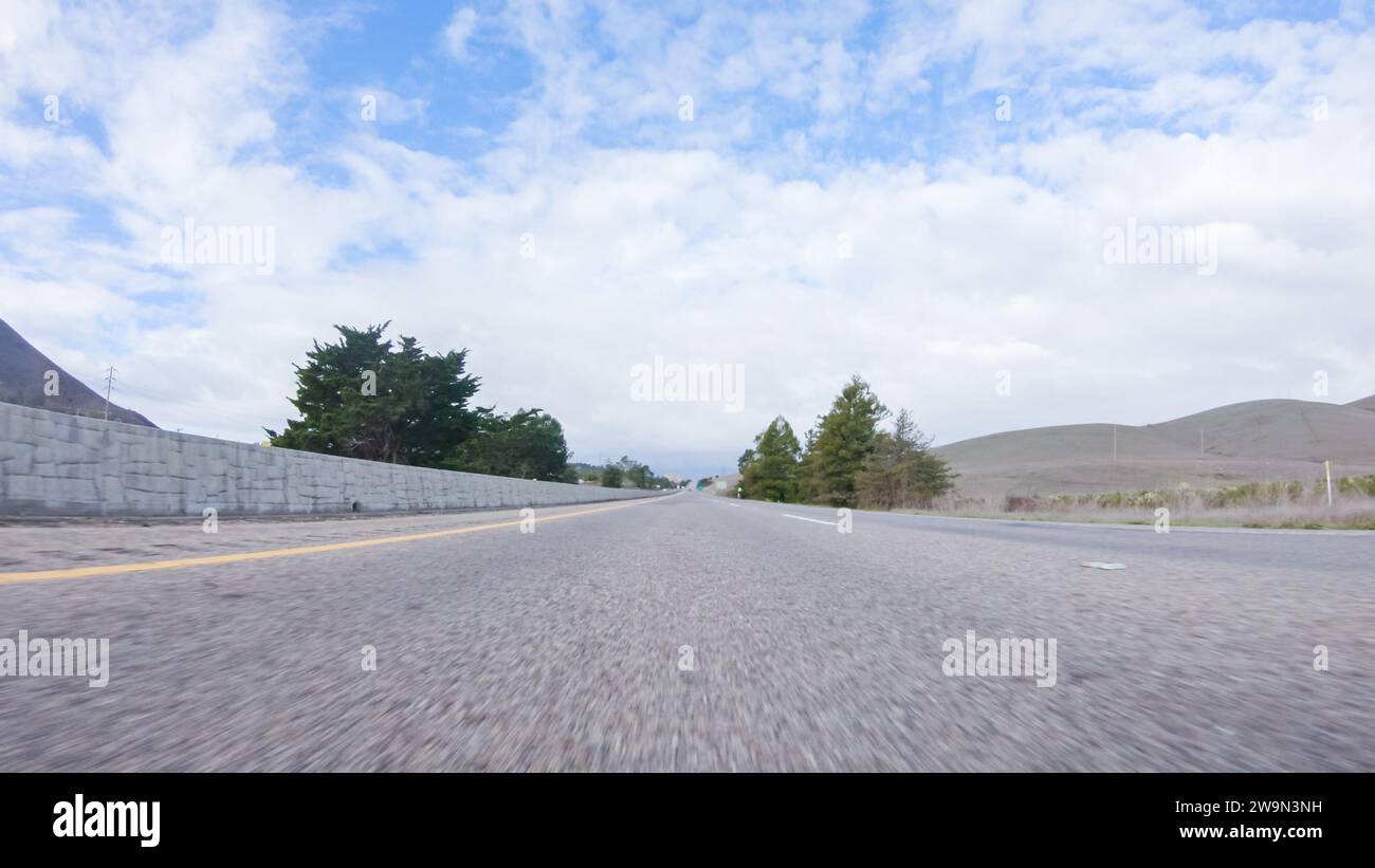 Highway 101 california pov hi-res stock photography and images - Alamy