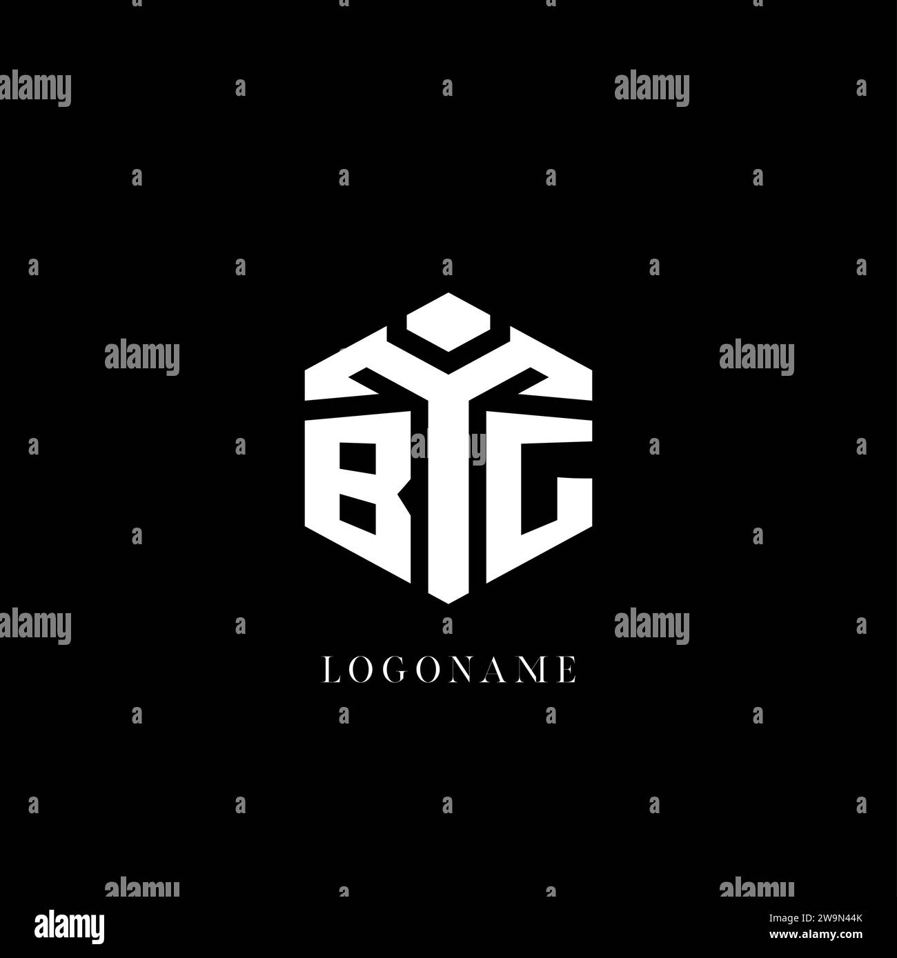 Bg modern logo hi-res stock photography and images - Alamy