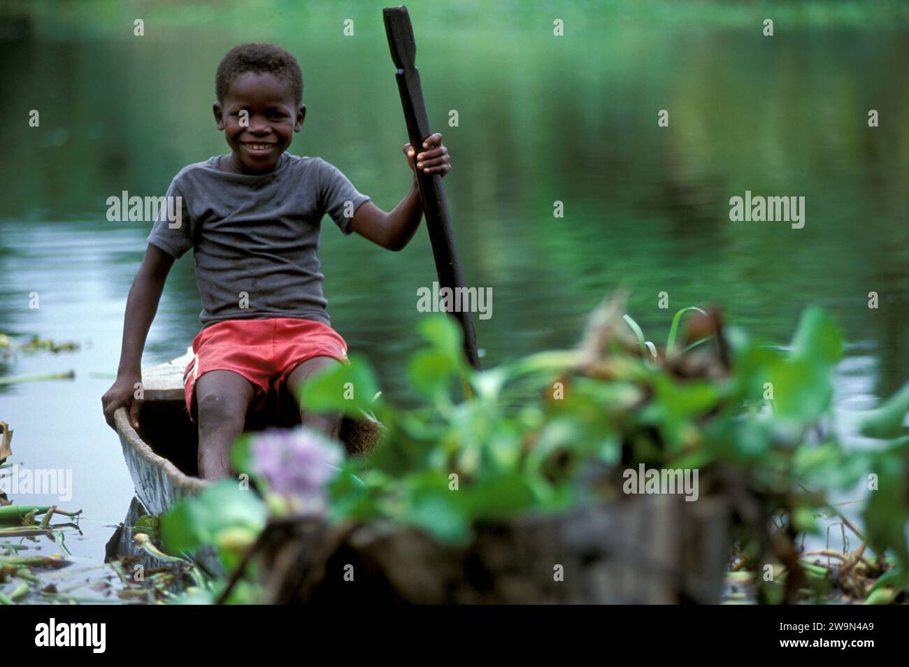 A Garifuna boy in Honduras Stock Photo - Alamy