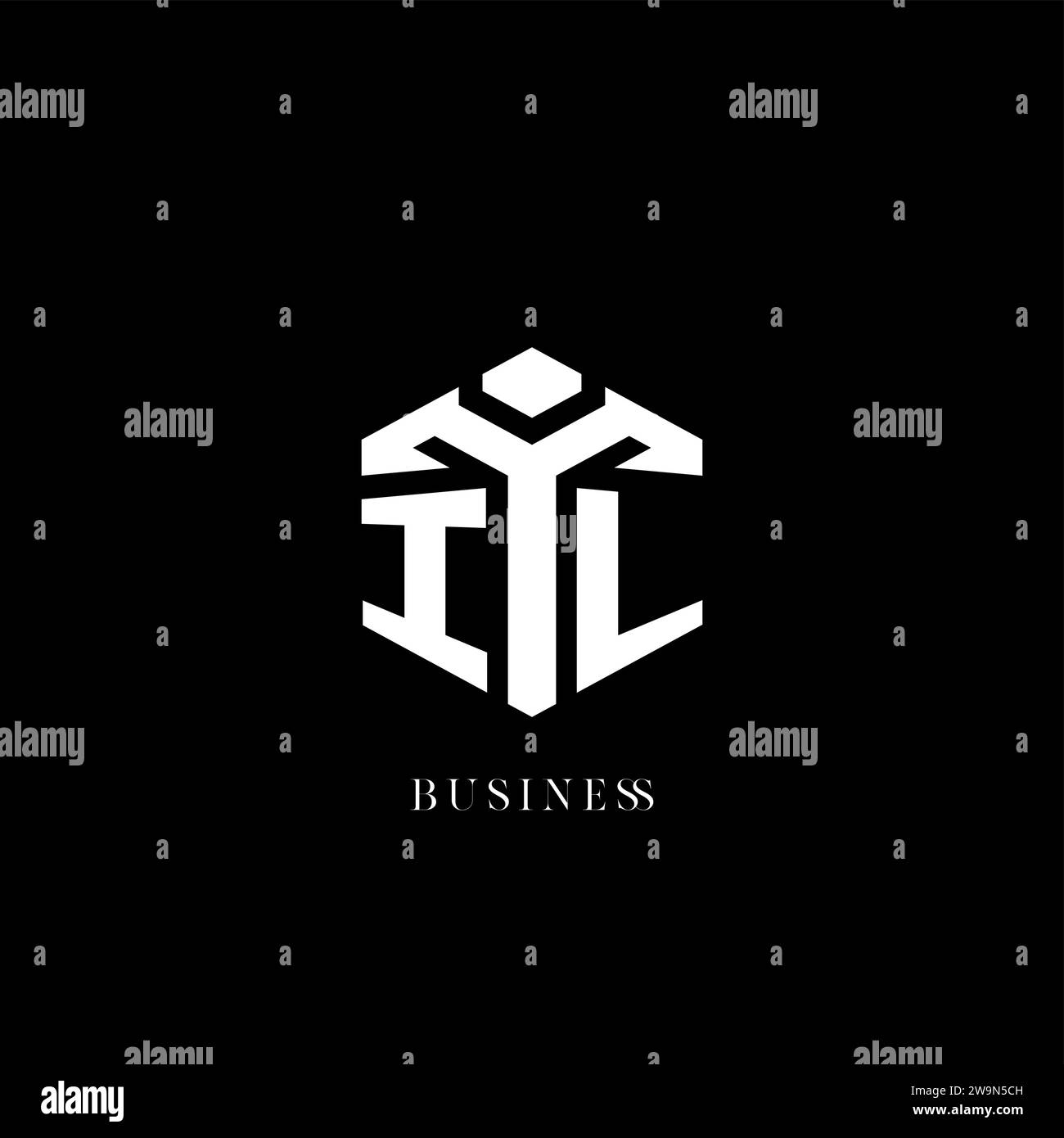 Il initials logo hi-res stock photography and images - Alamy