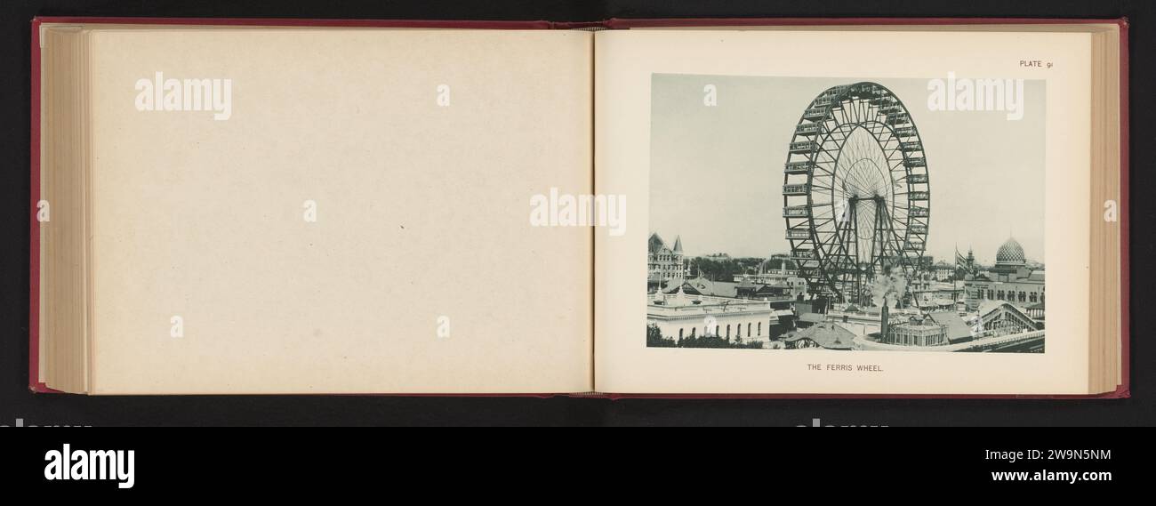 Ferris wheel on the World's Columbian Exposition in Chicago in 1893 ...