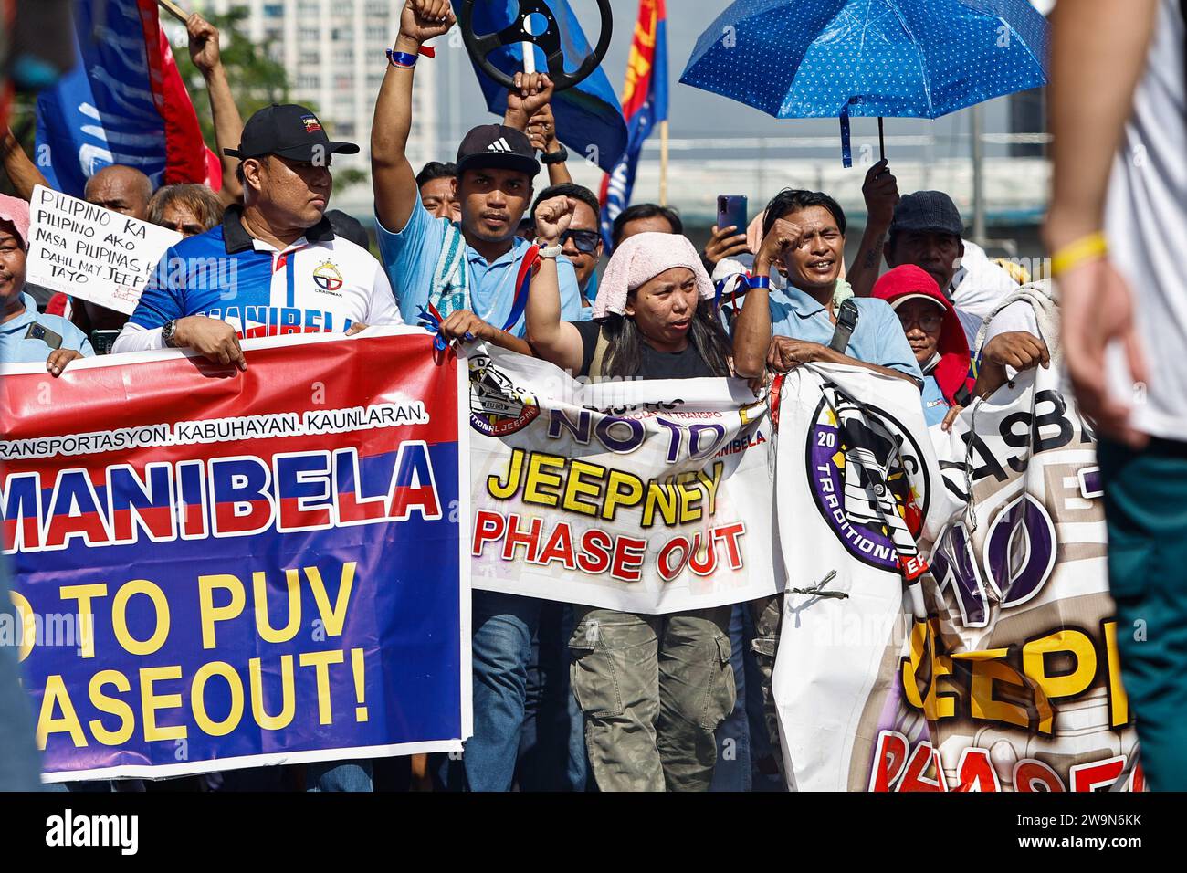 Manila, Metro Manila, The Philippines. 29th Dec, 2023. Potesters and ...
