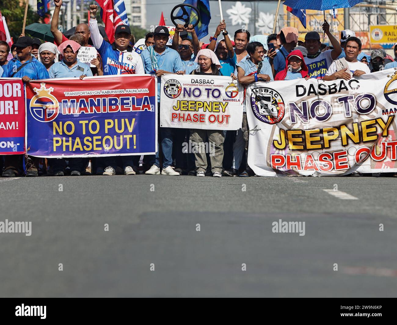 Manila, Metro Manila, The Philippines. 29th Dec, 2023. Potesters and ...