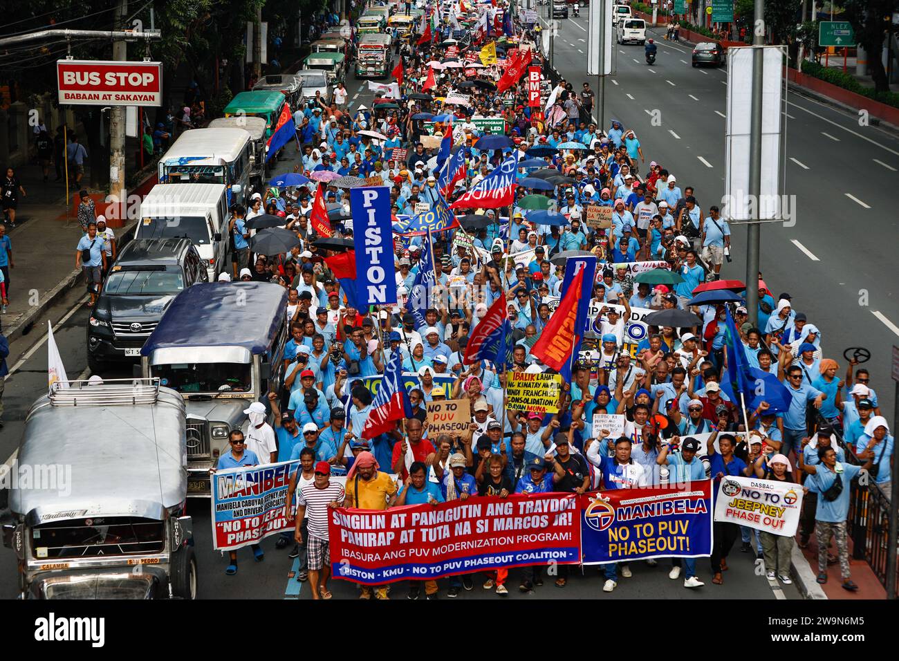 Manila, Metro Manila, The Philippines. 29th Dec, 2023. Potesters and ...