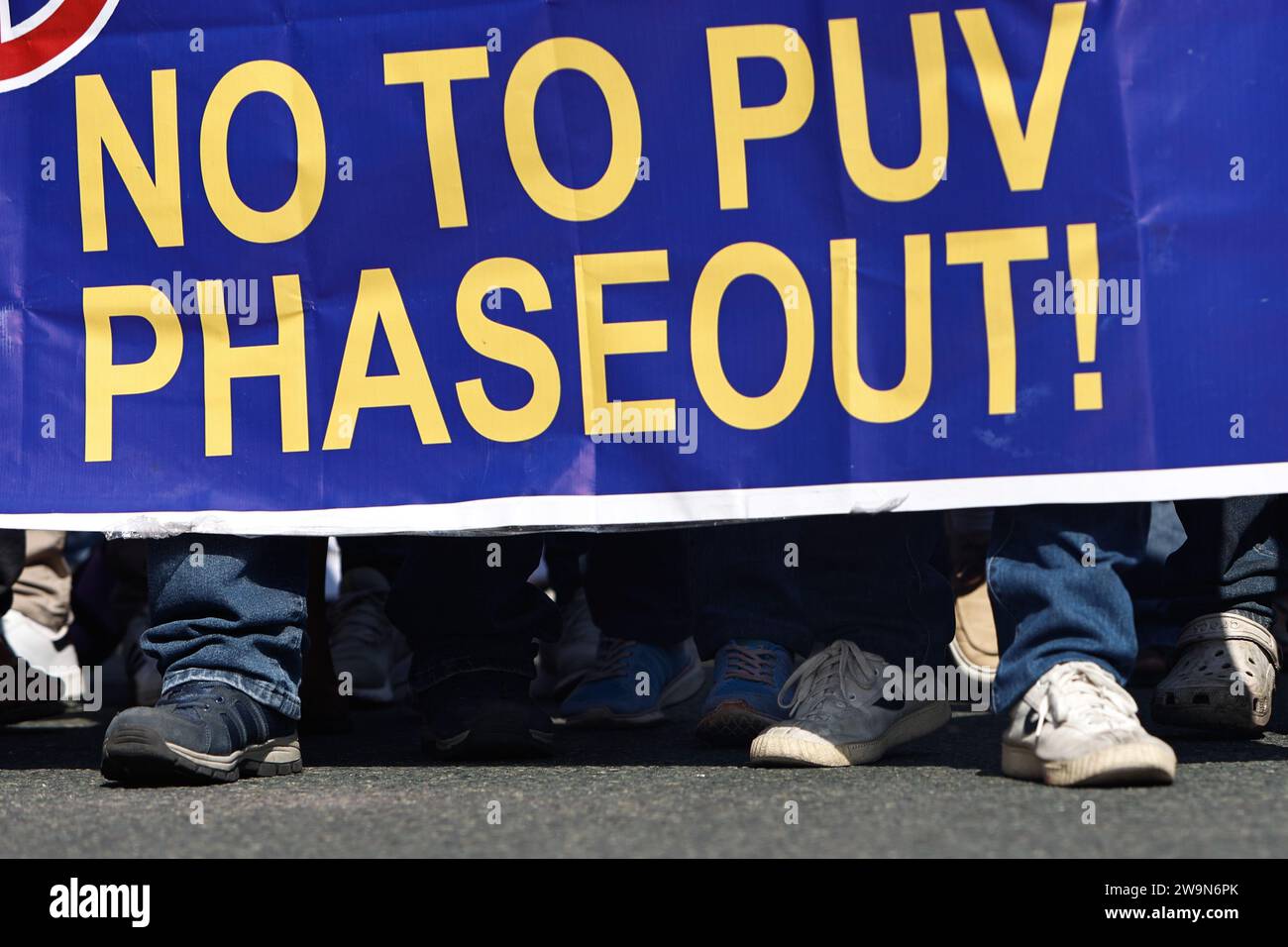 Manila, Metro Manila, The Philippines. 29th Dec, 2023. Potesters and ...