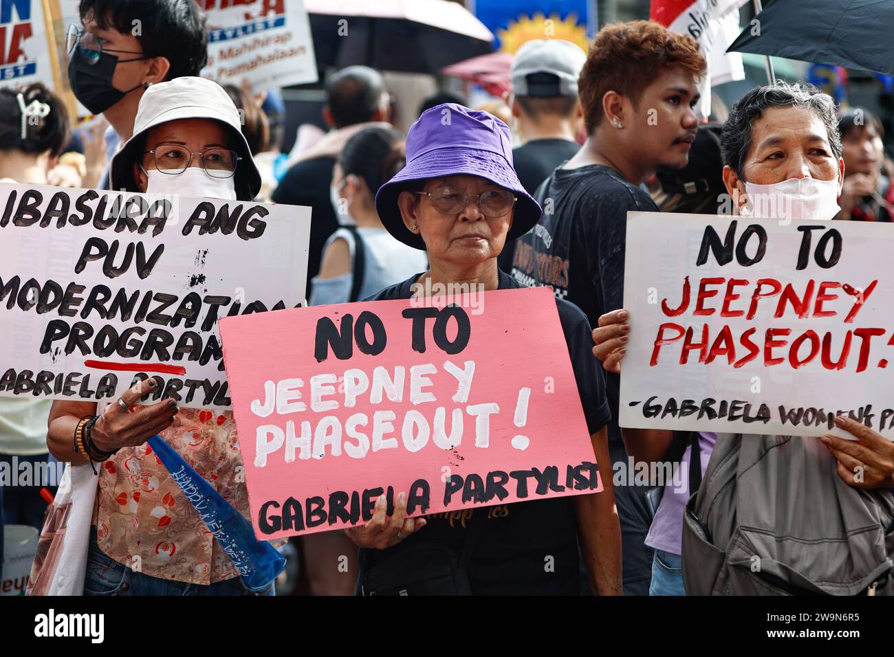 Manila, Metro Manila, The Philippines. 29th Dec, 2023. Protesters ...