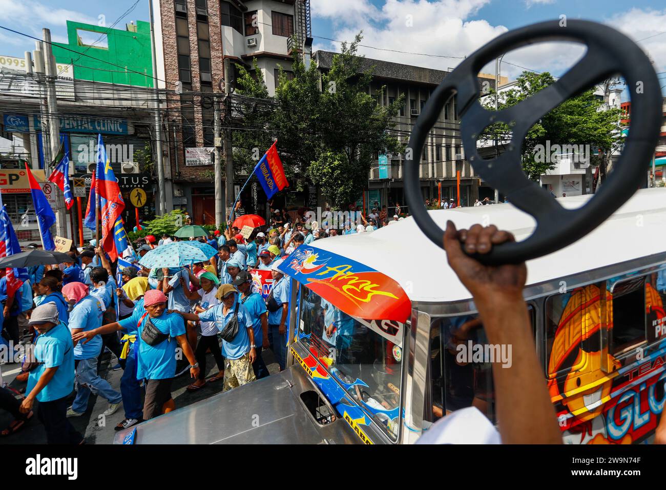 Manila, Metro Manila, The Philippines. 29th Dec, 2023. Potesters and ...