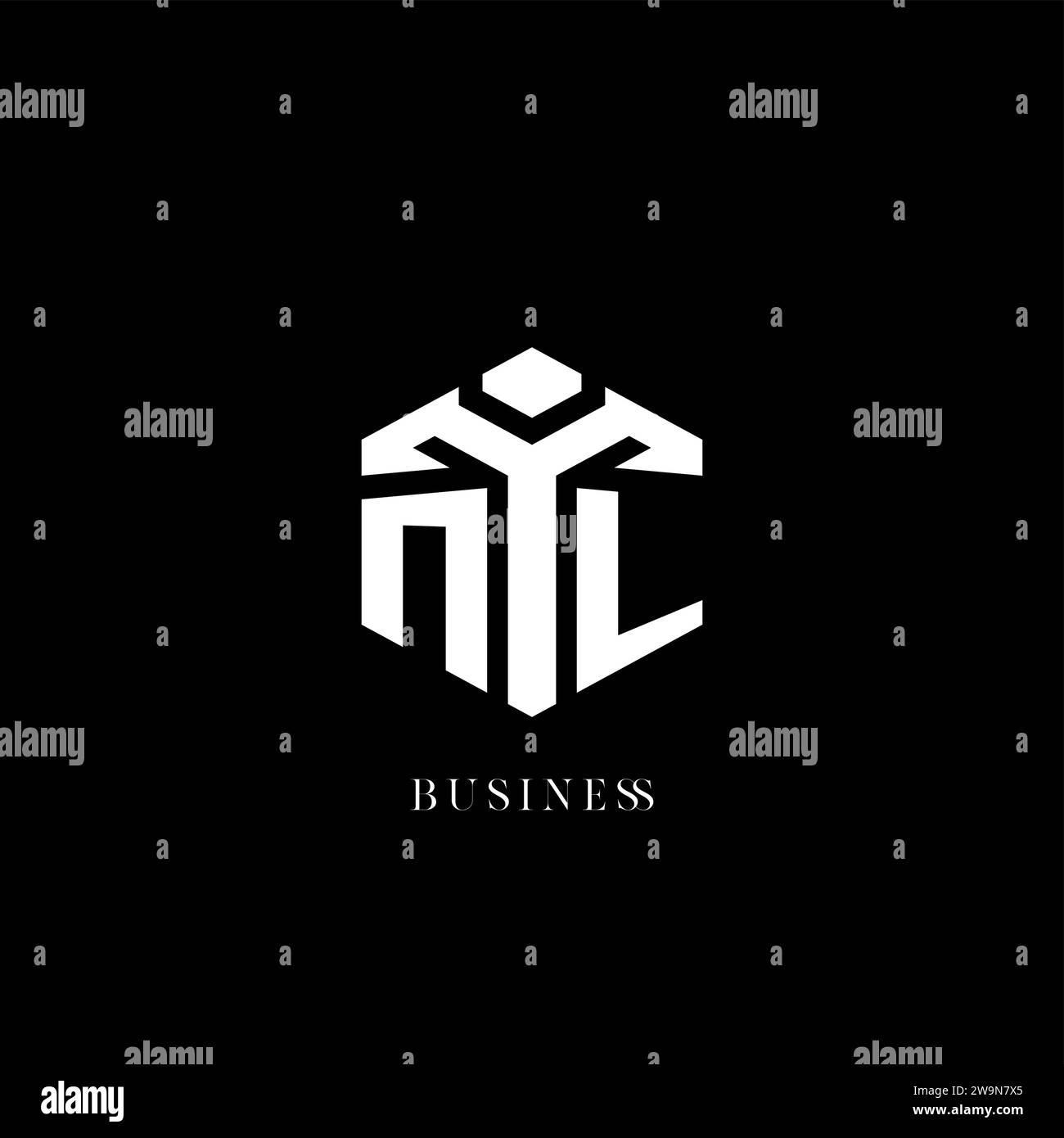 Initial nl logo hi-res stock photography and images - Alamy