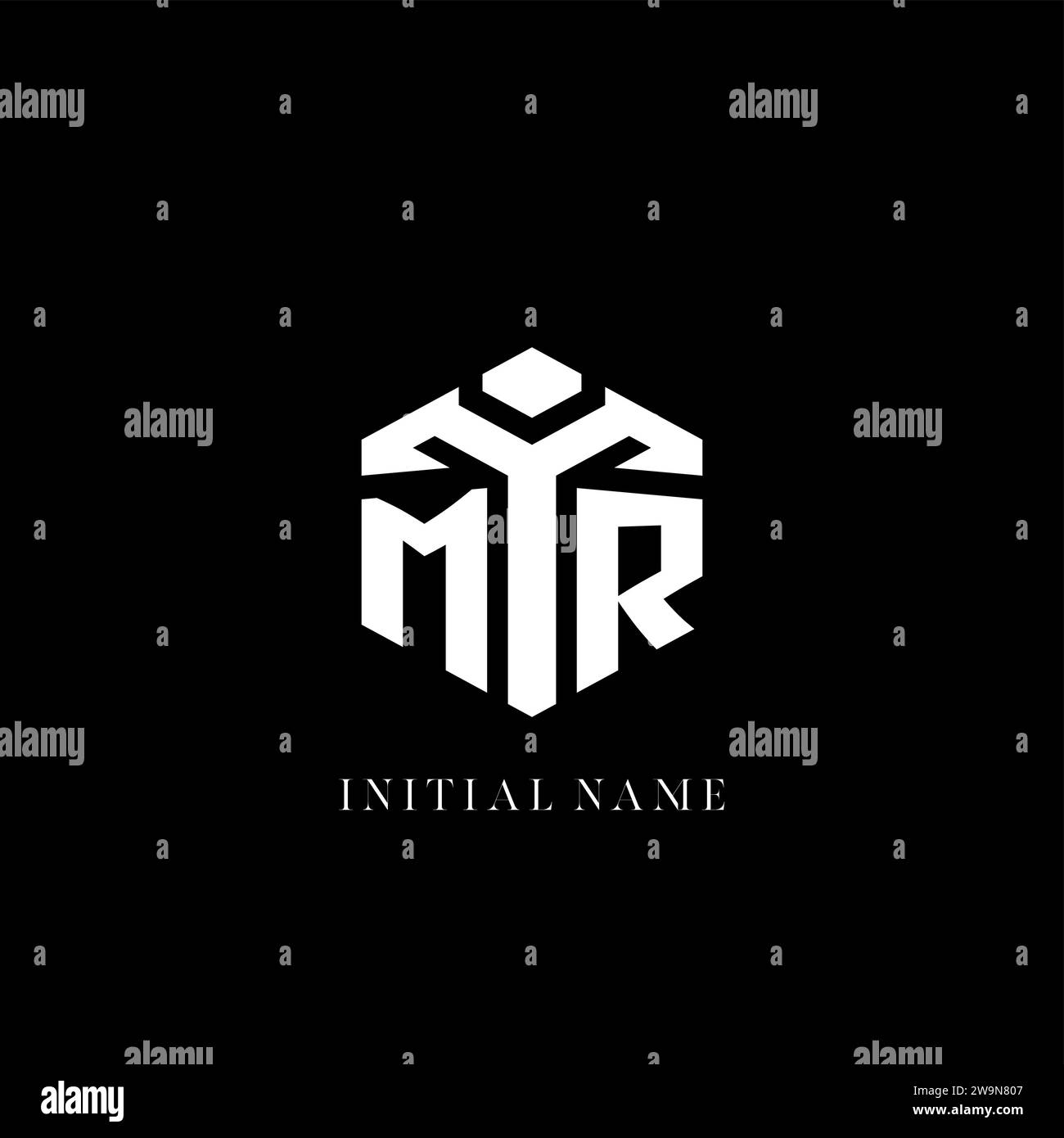 Mr logo vector vectors Black and White Stock Photos & Images - Alamy