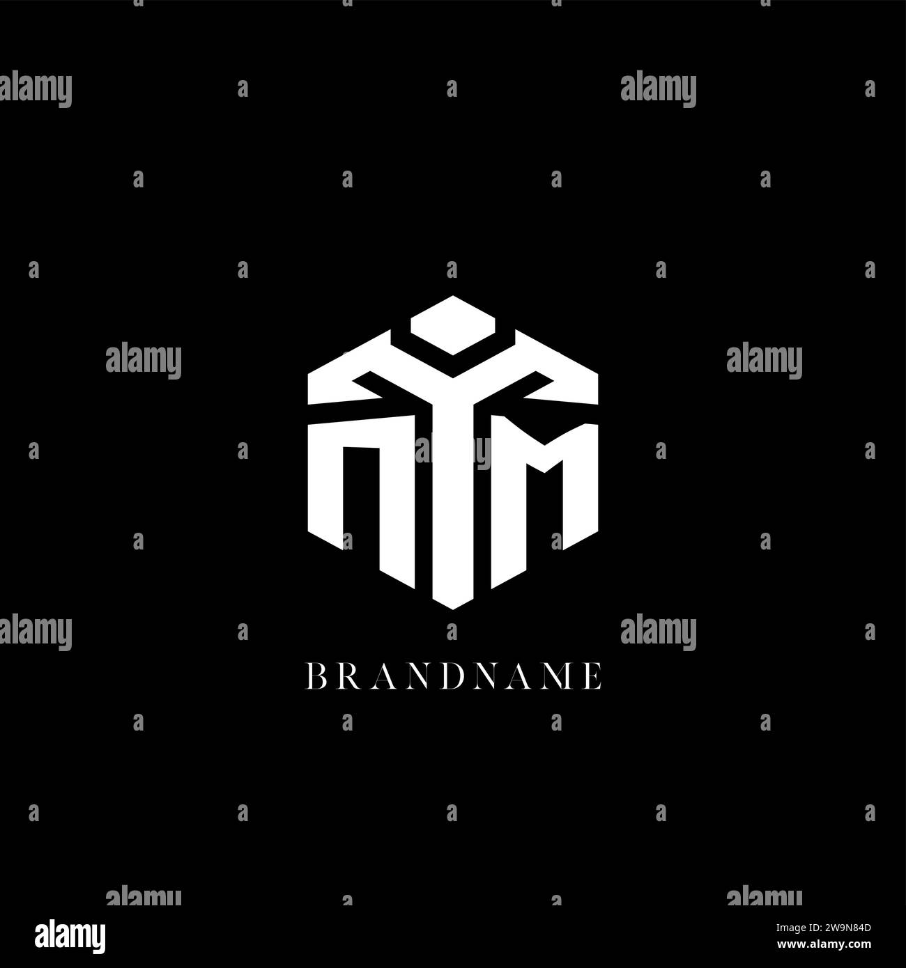 Nm logo vector vectors Black and White Stock Photos & Images - Alamy