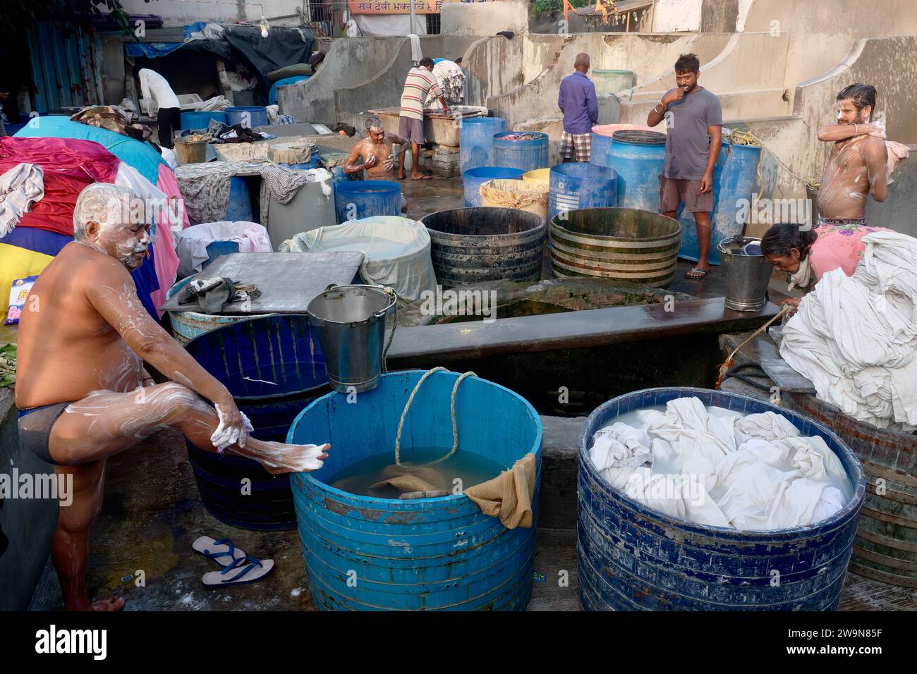 Washermen of the North Indian castes Kanaujia, Pardesi & Nirmal at ...