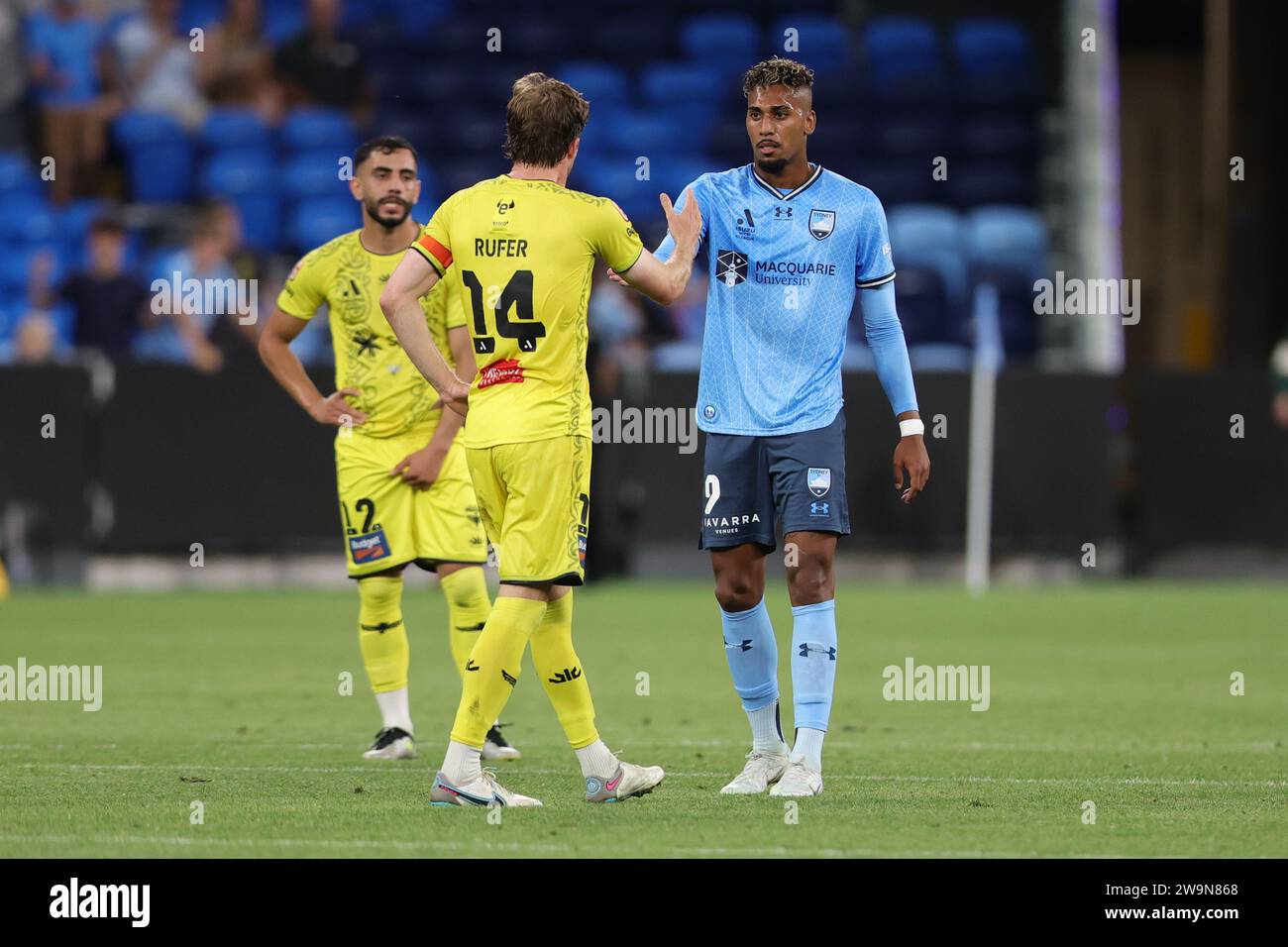 Sydney, Australia. 29th Dec, 2023. Alex Rufer of Wellington Phoenix ...