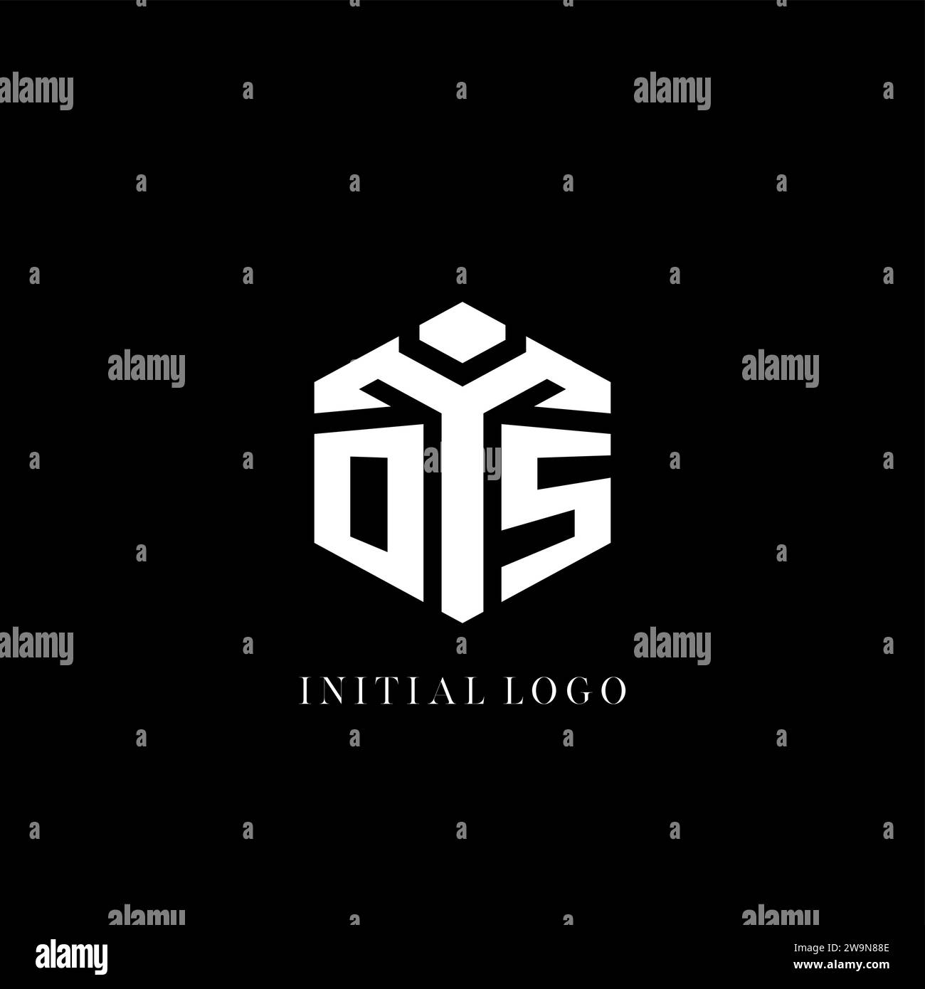 Initial os logo hi-res stock photography and images - Alamy
