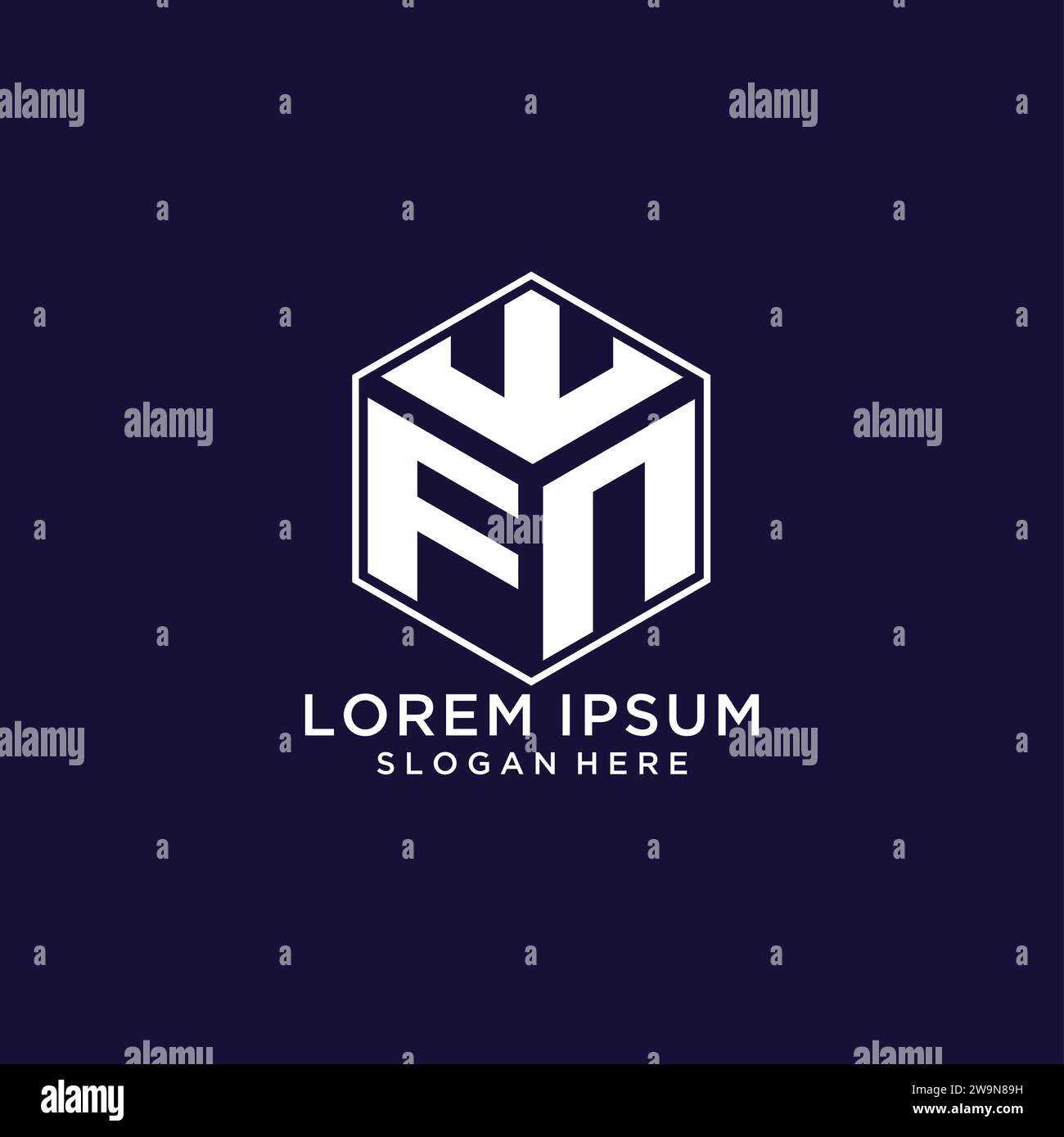 Hexagon shape vector vectors hi-res stock photography and images - Alamy