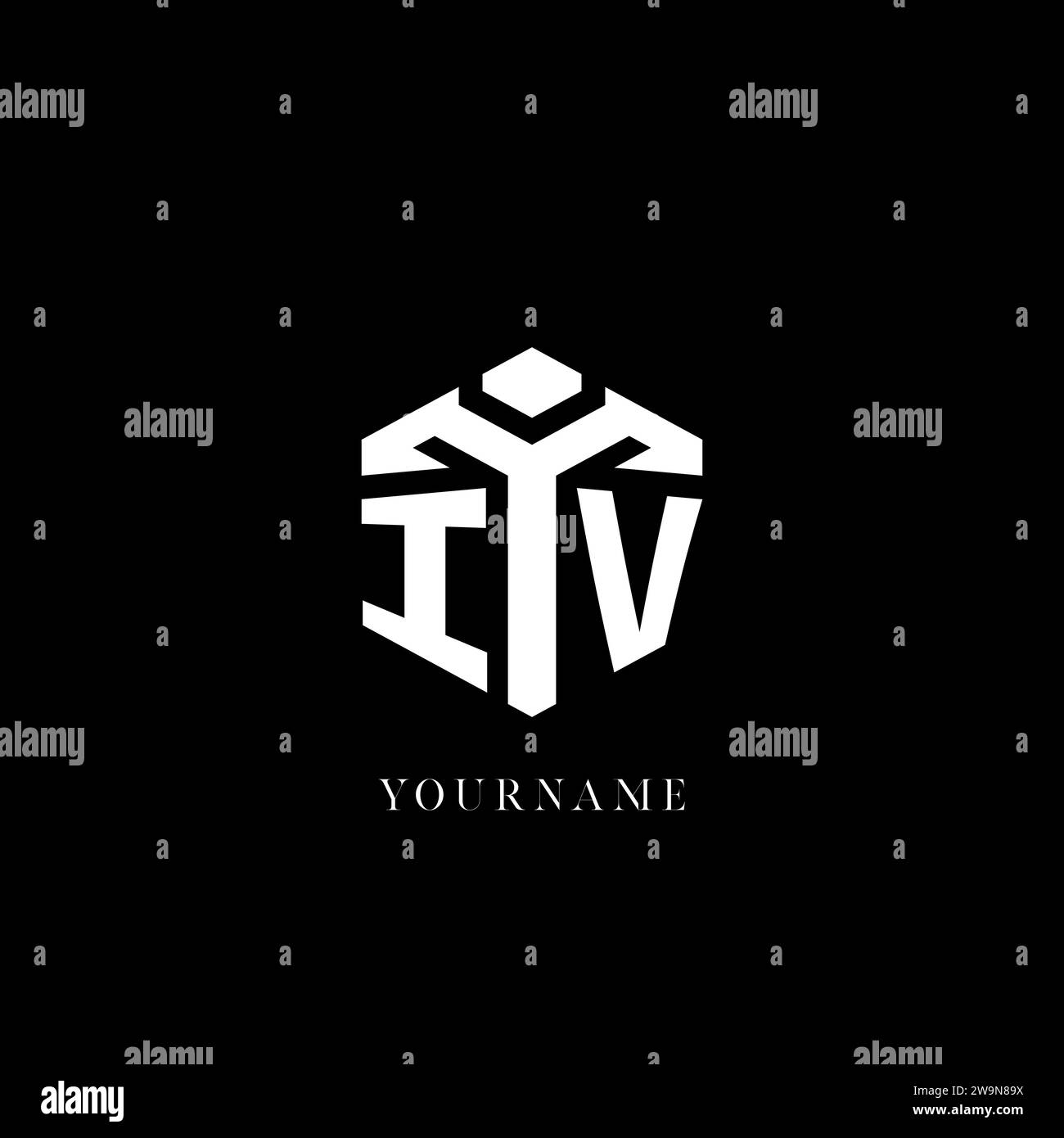 Iv logo hi-res stock photography and images - Alamy