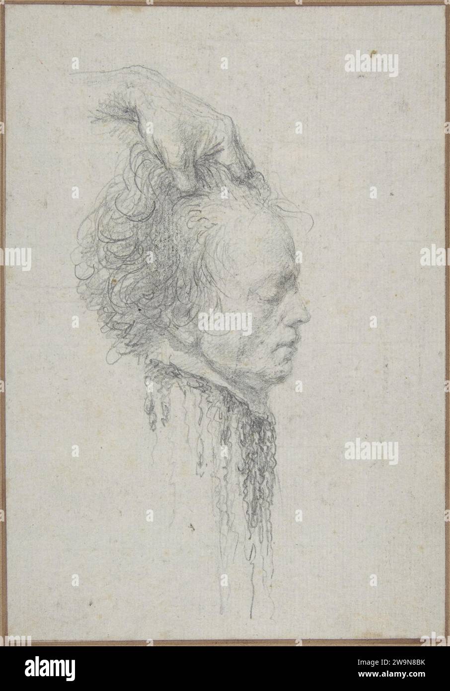 Severed head, said to be that of Maximilien-Francois-Marie-Isidore de ...
