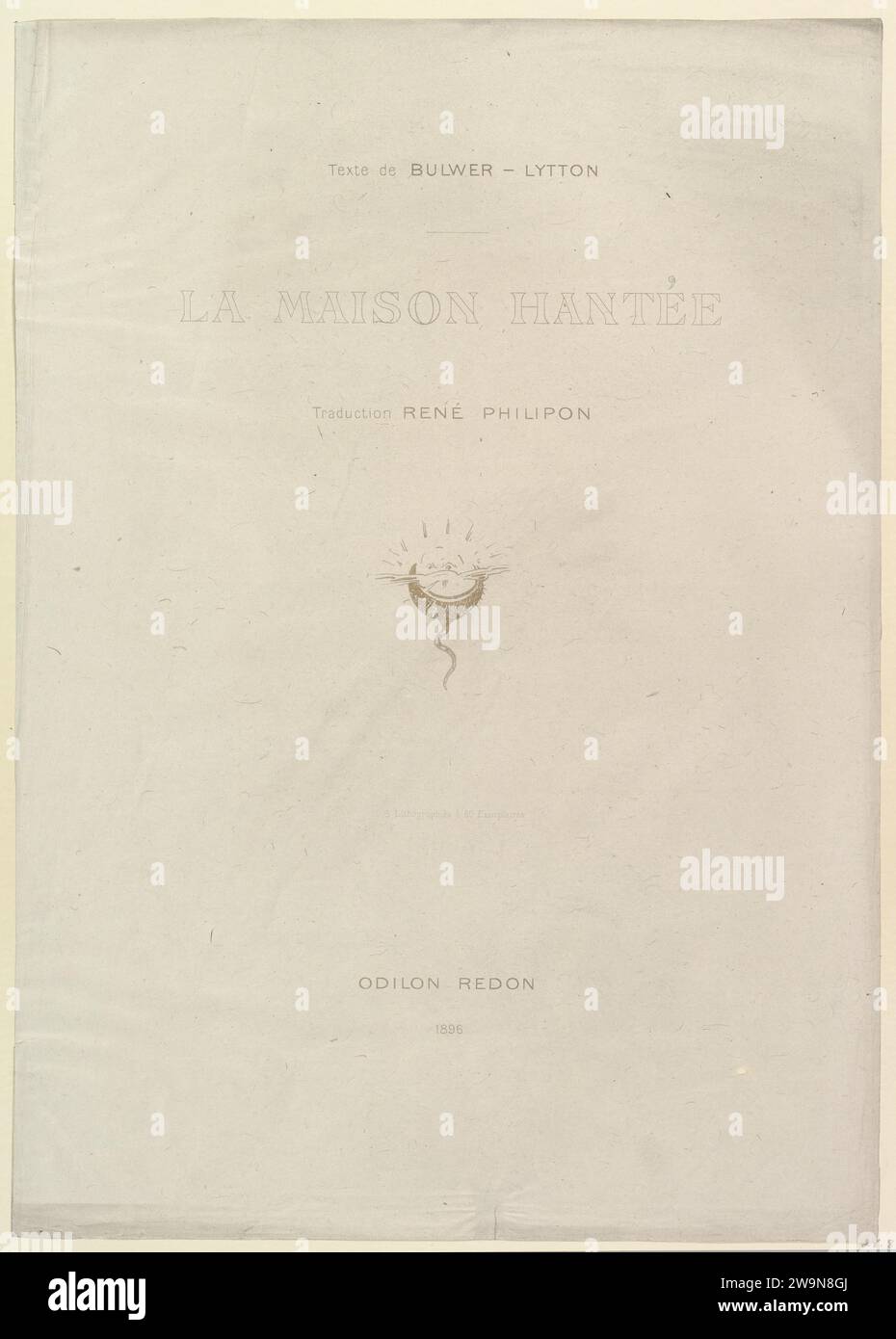 Title page to the series, The Haunted House (La Maison Hantee) 1928 by ...