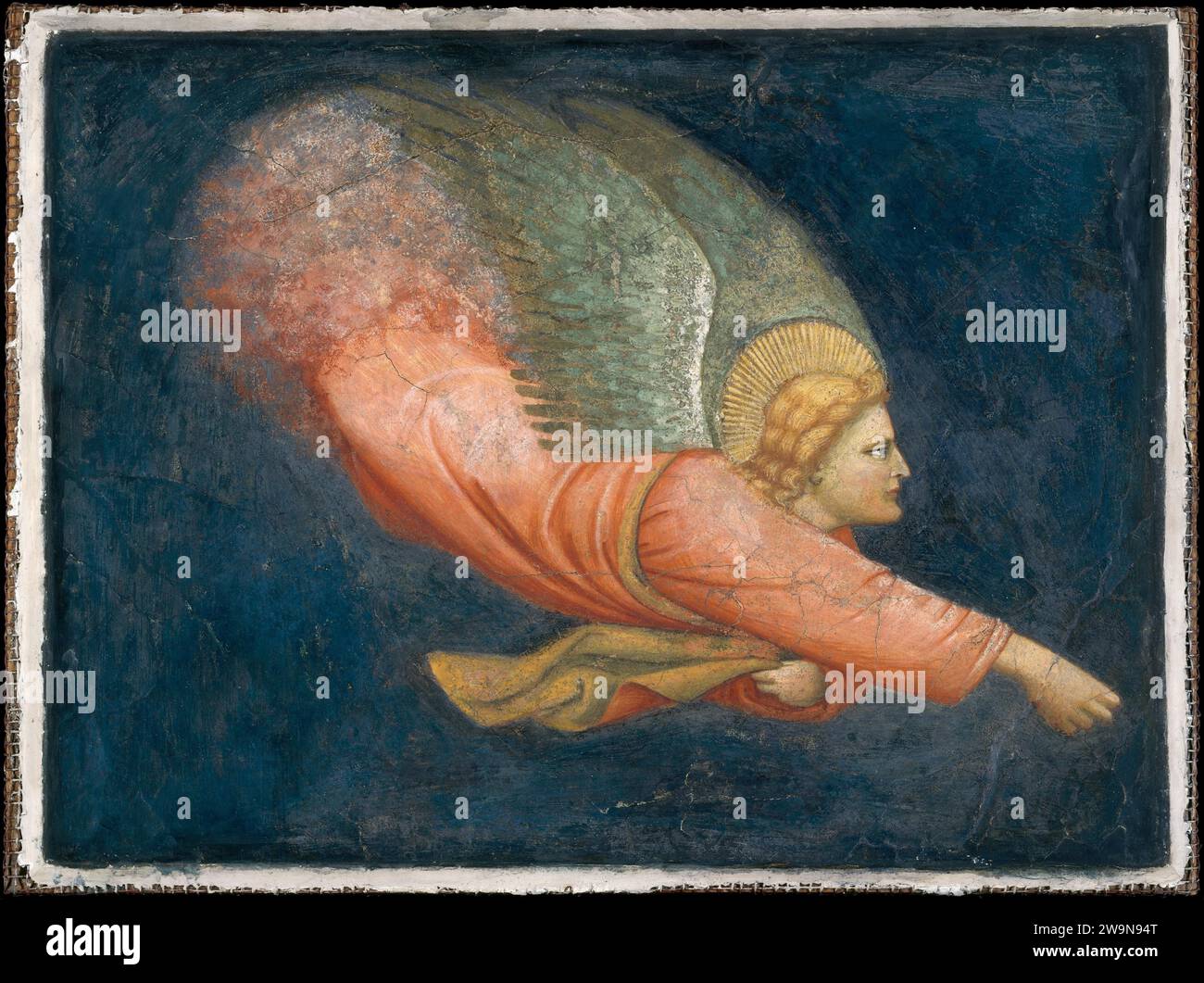 Two Angels 1971 by North Italian Painter (Verona Stock Photo - Alamy